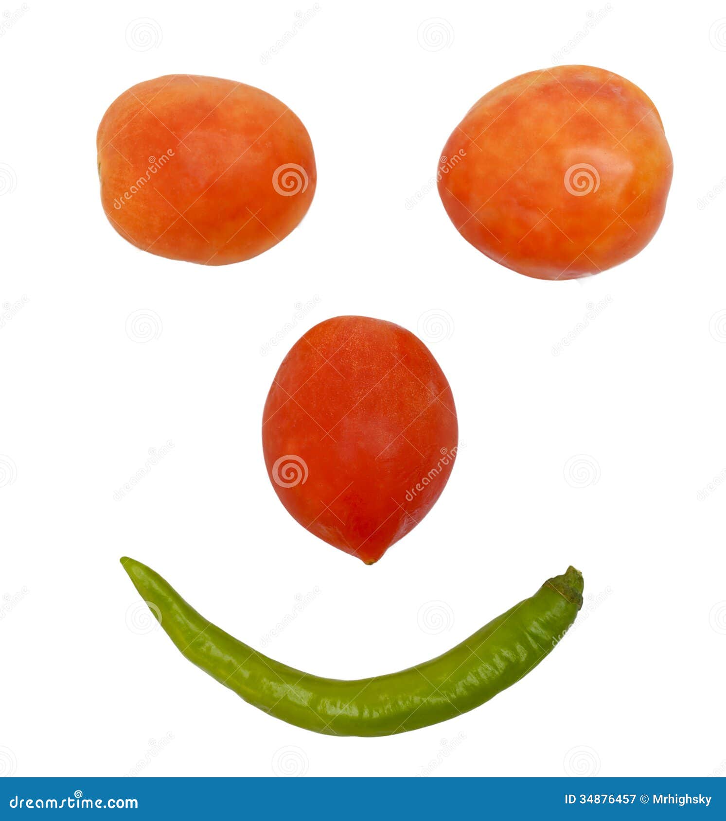 Tomaten En Chili Smiley Face Stock Afbeelding - Image of smiley, vrucht ...