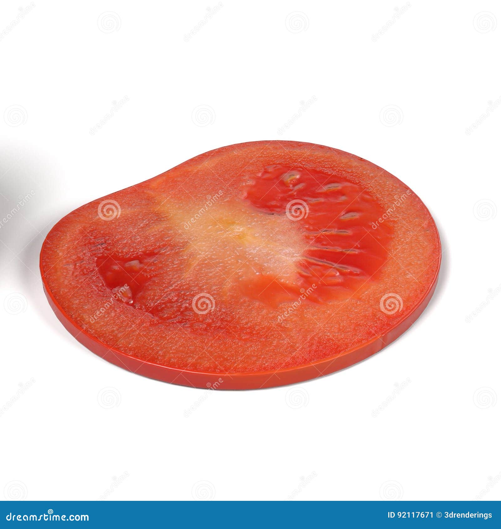 Tomatenscheibe stock abbildung. Illustration von mahlzeit - 92117671