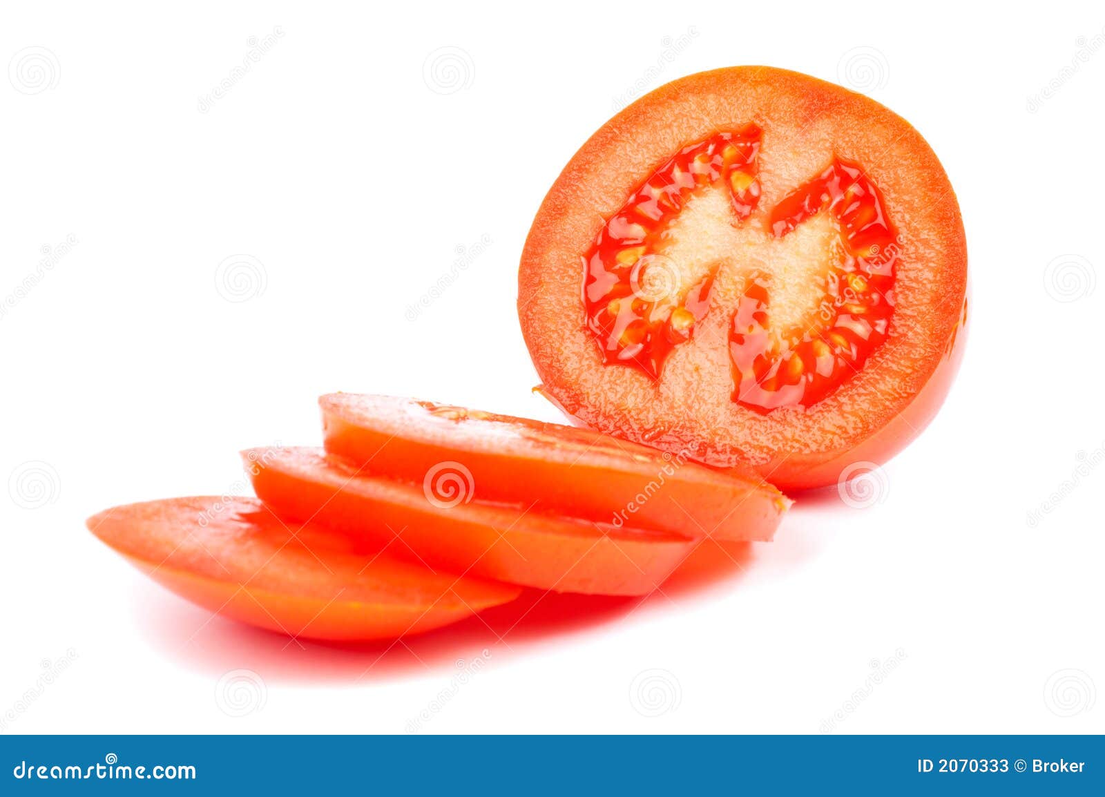 Tomates Coupées En Tranches Image stock - Image du groupe, régime: 2070333