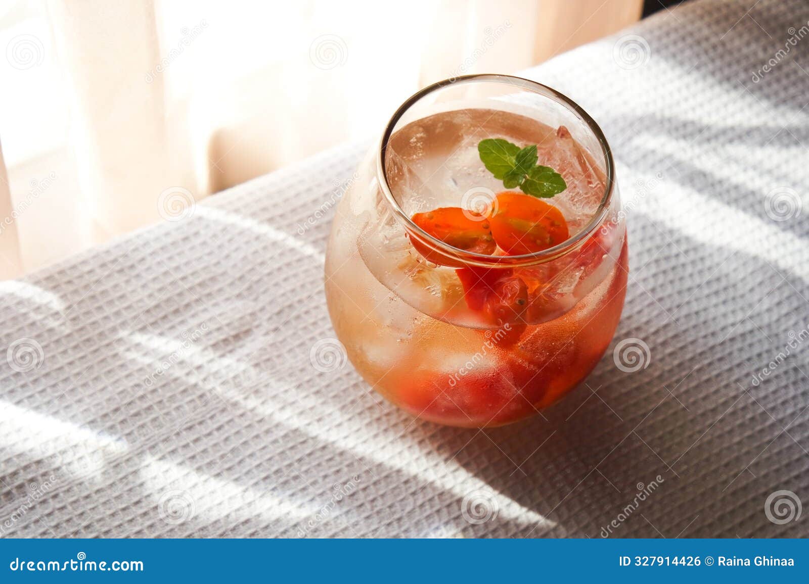 Tomato Ade is a Common Drink in Cafe Consist of Tomato with Soda and ...