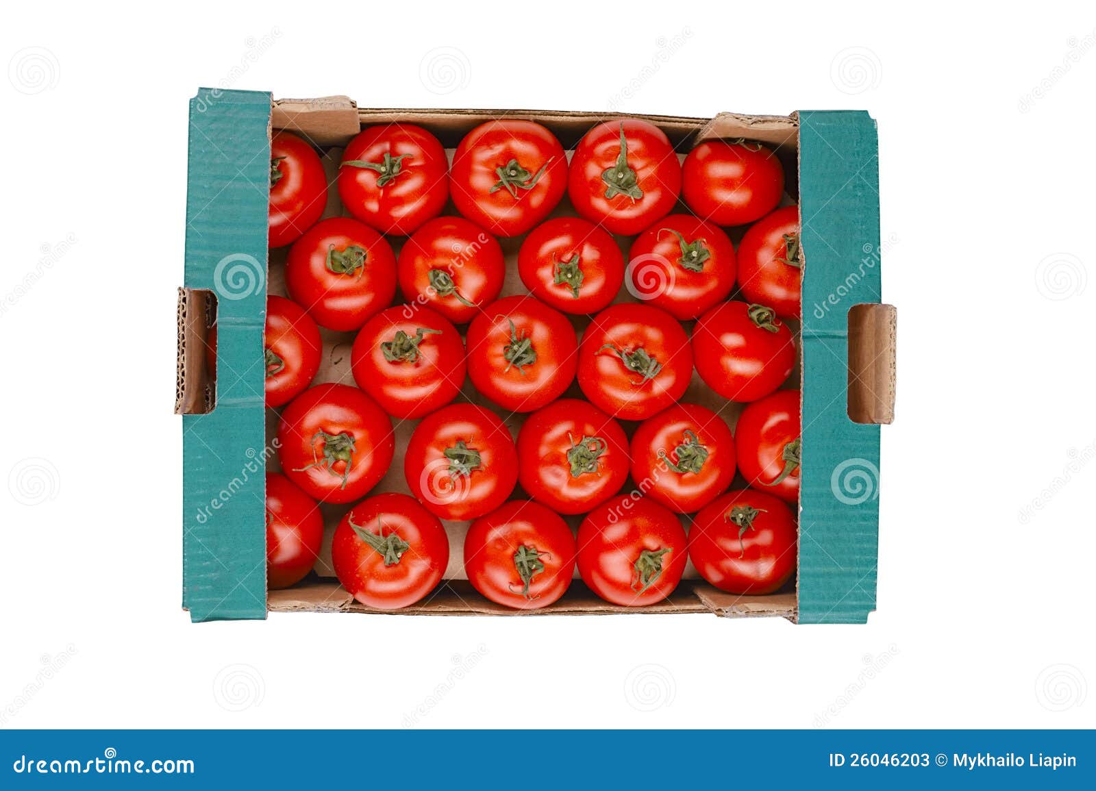 Tomato in a box stock image. Image of organic, ingredient - 26046203
