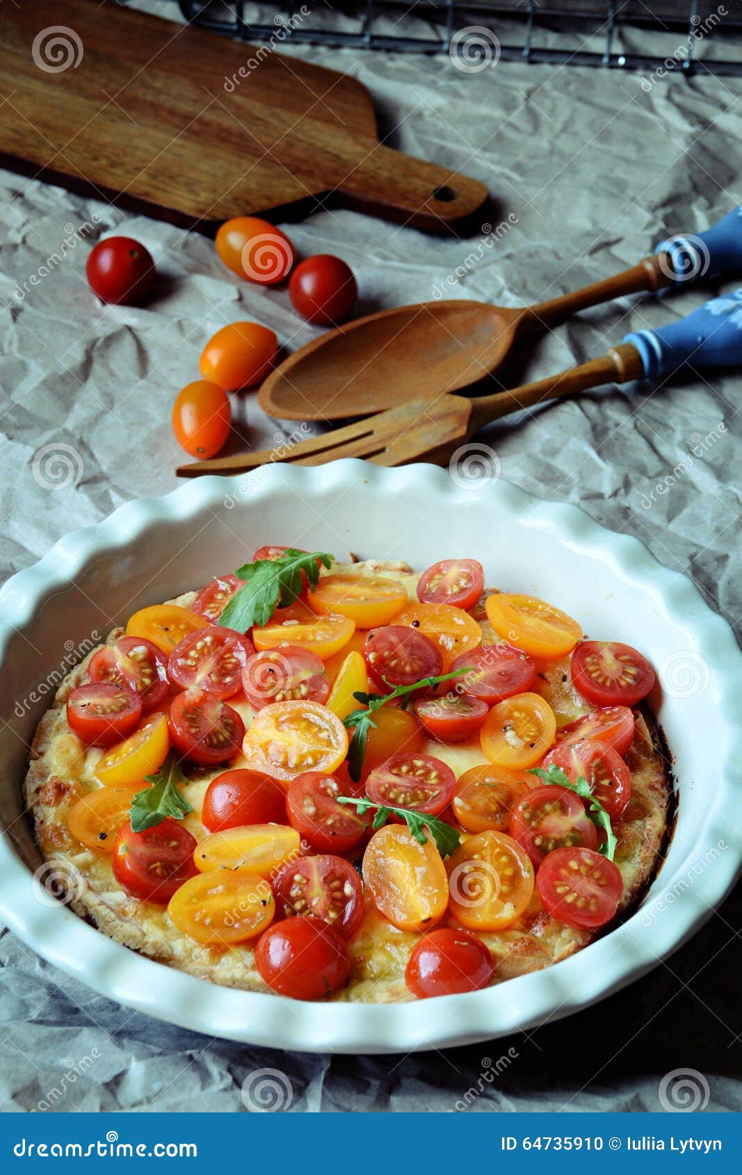 Tomato cheesecake stock photo. Image of dish, cuisine - 64735910