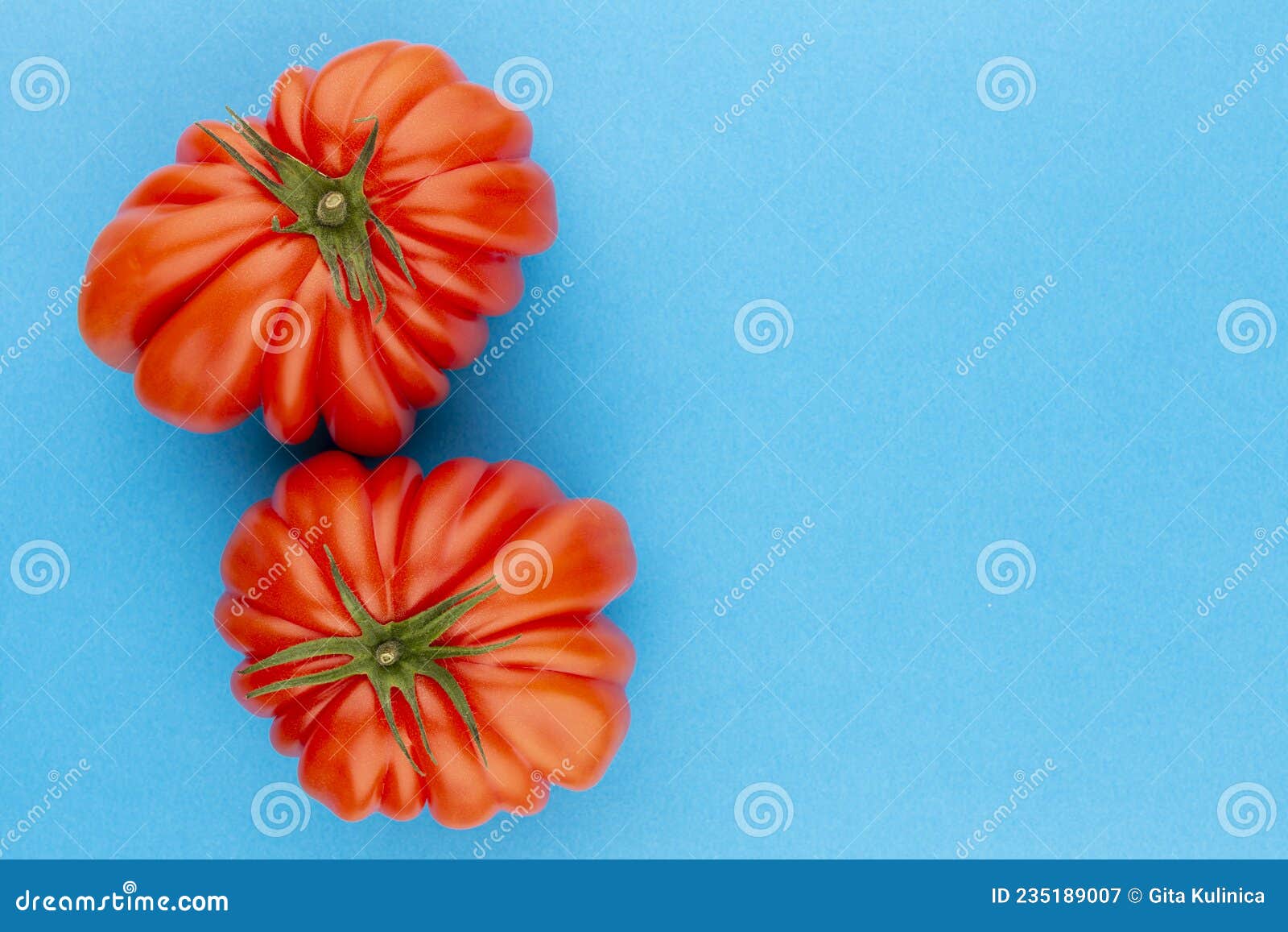 Tomato on the Color Background Stock Image - Image of organic, white ...
