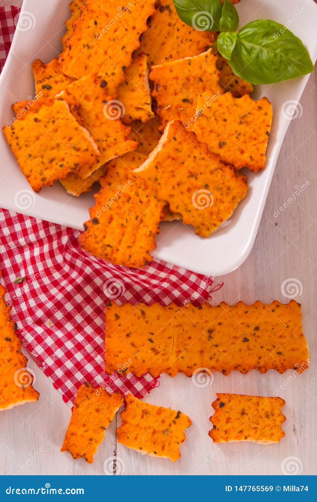 Tomato crackers. stock image. Image of crackers, crispy - 147765569