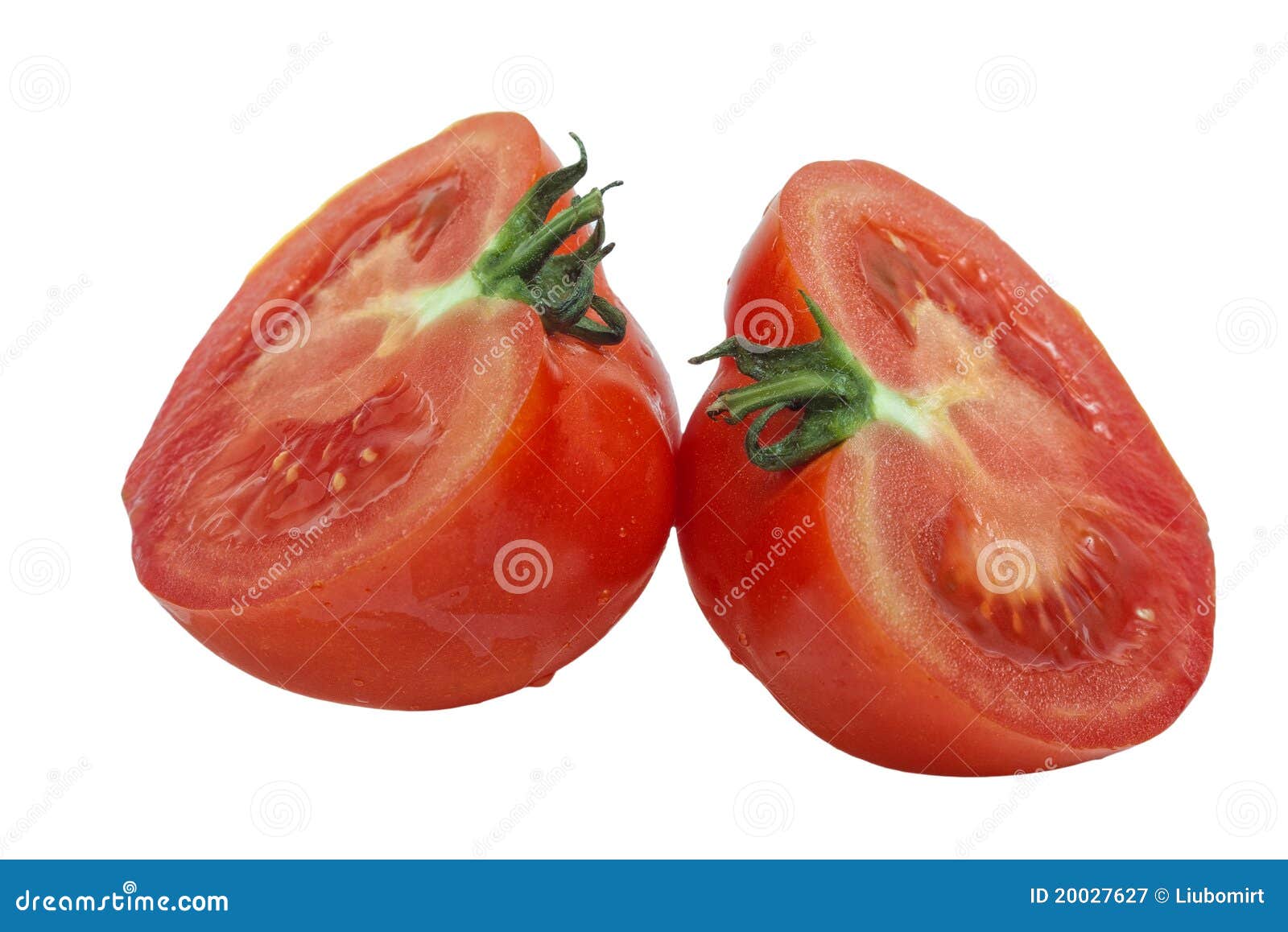 Tomato cut in half stock image. Image of natural, closeup - 20027627