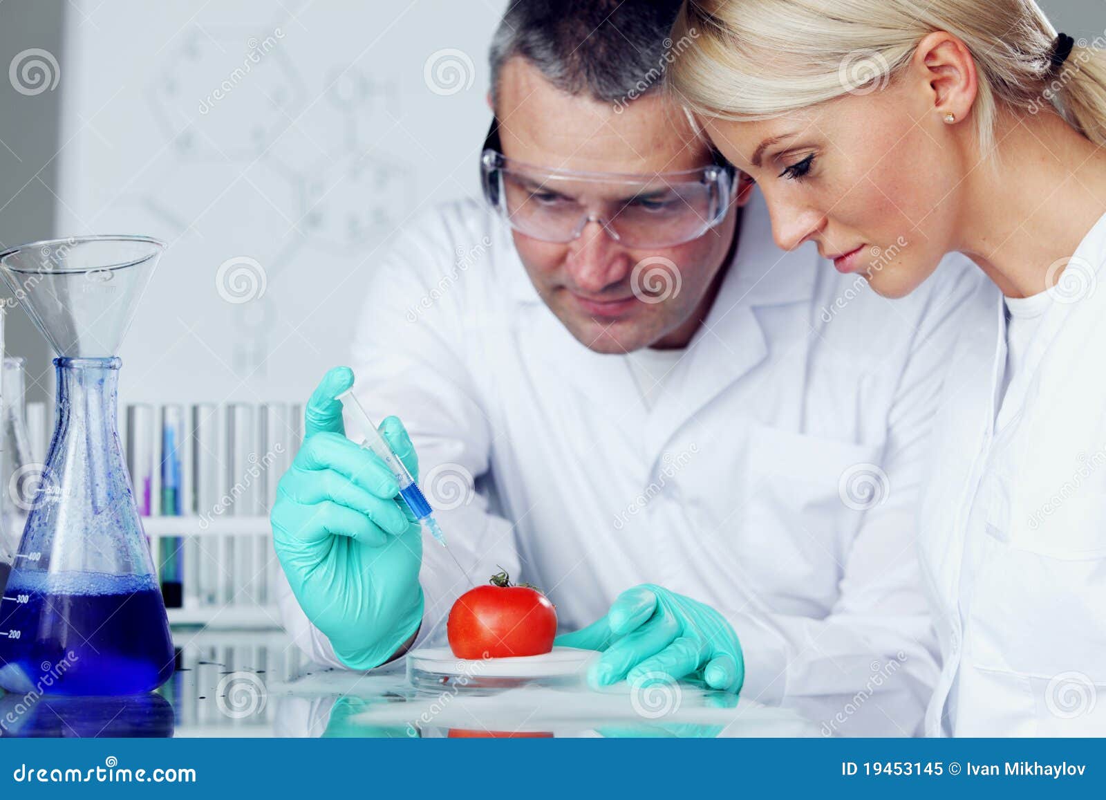 Tomato DNA stock image. Image of analyze, medicine, biology - 19453145
