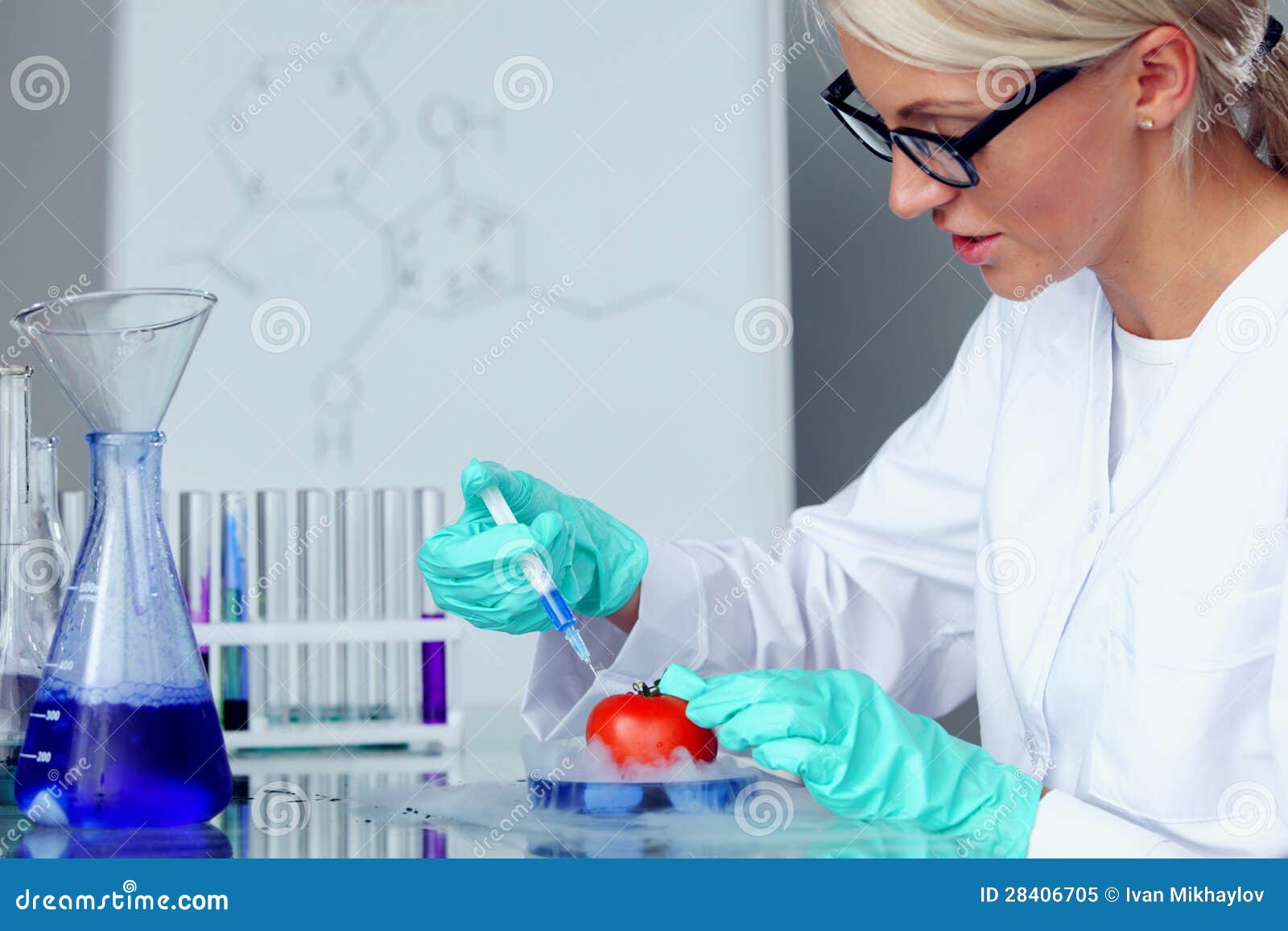 Tomato DNA stock image. Image of food, discovery, research - 28406705