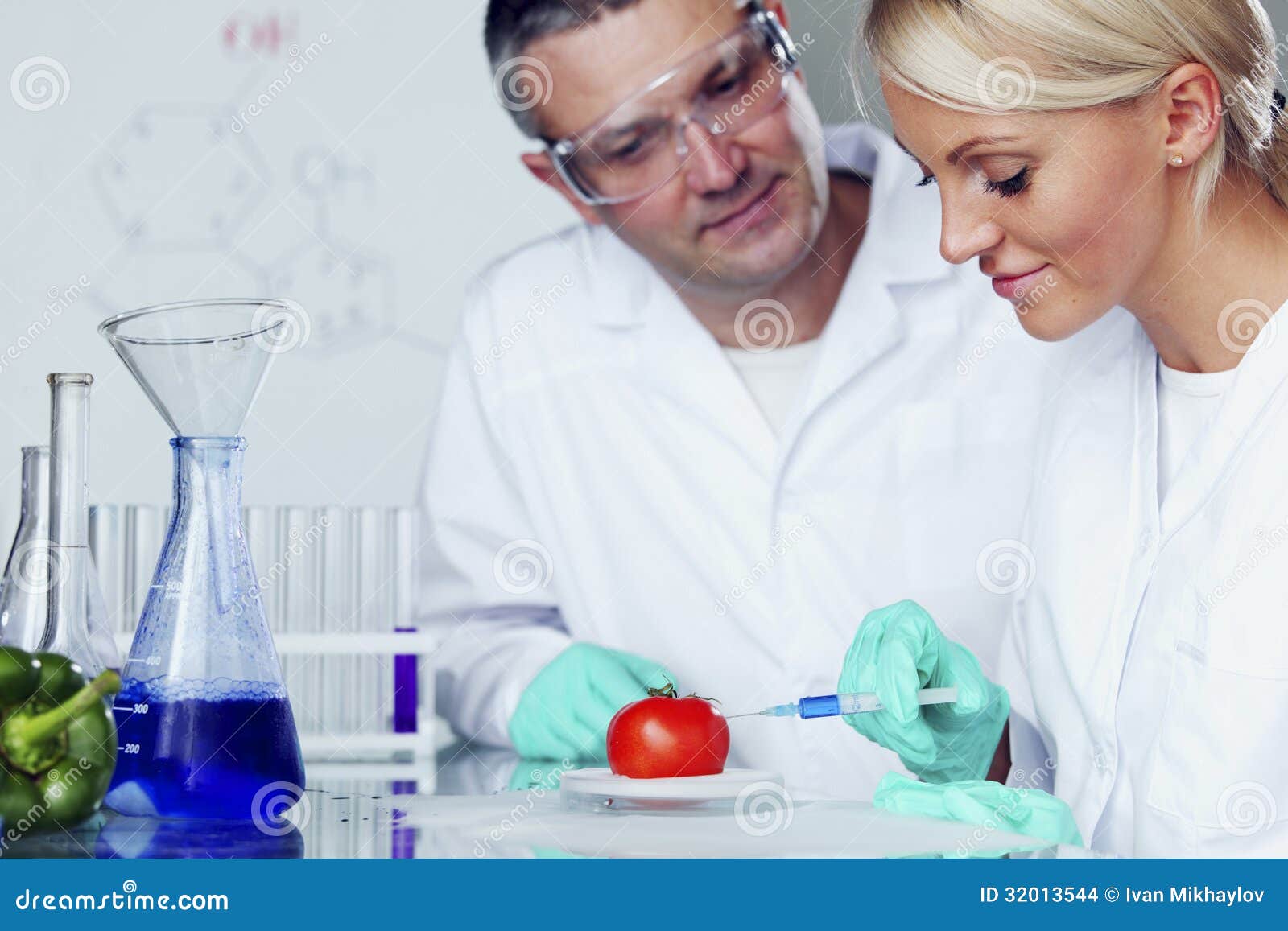 Tomato DNA stock photo. Image of gloves, analyze, chemical - 32013544