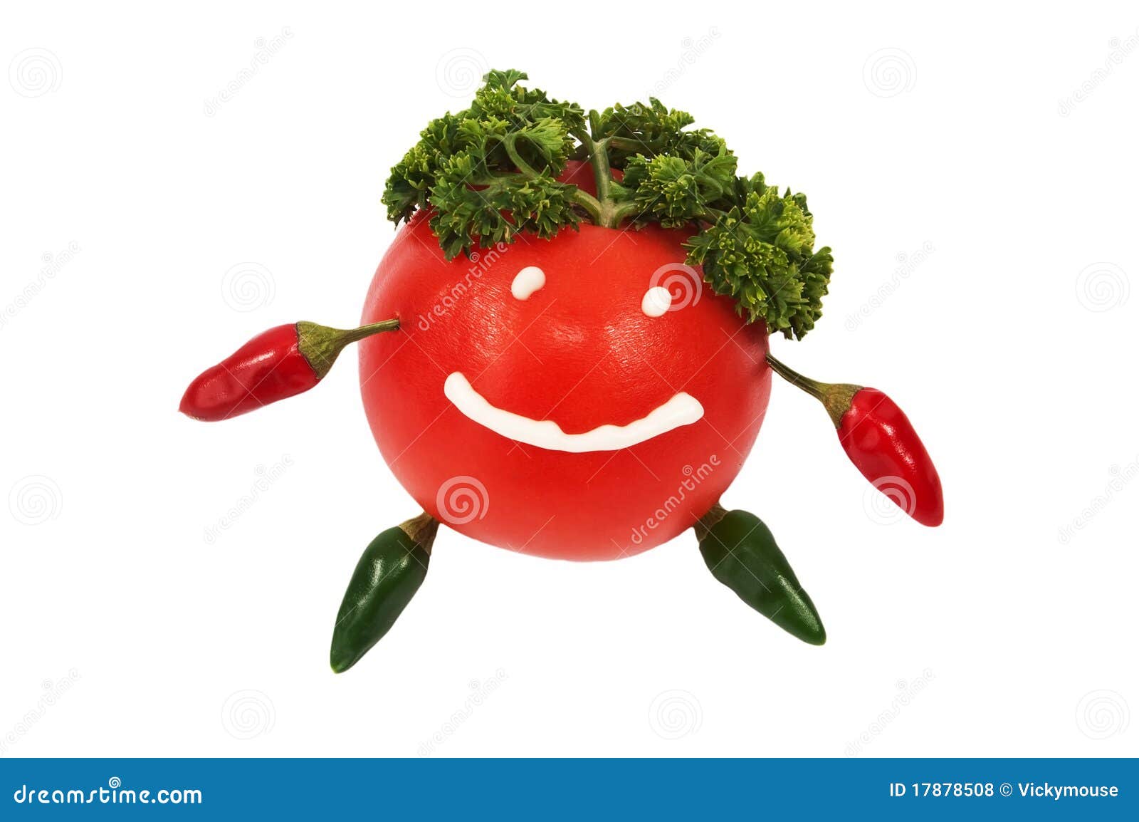 Tomato with Face Hands and Legs Stock Photo - Image of pepper, face ...