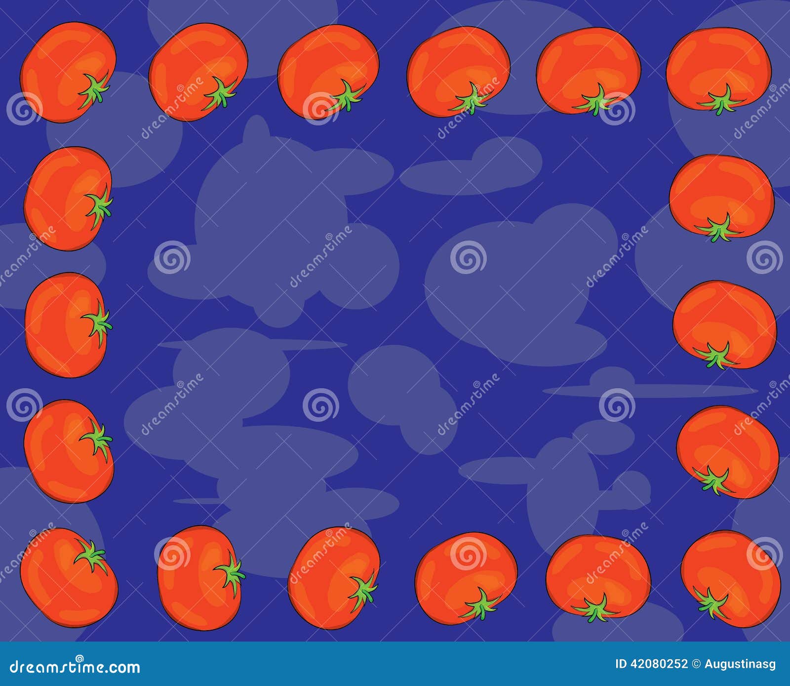 Tomato frame illustration stock illustration. Illustration of angry ...