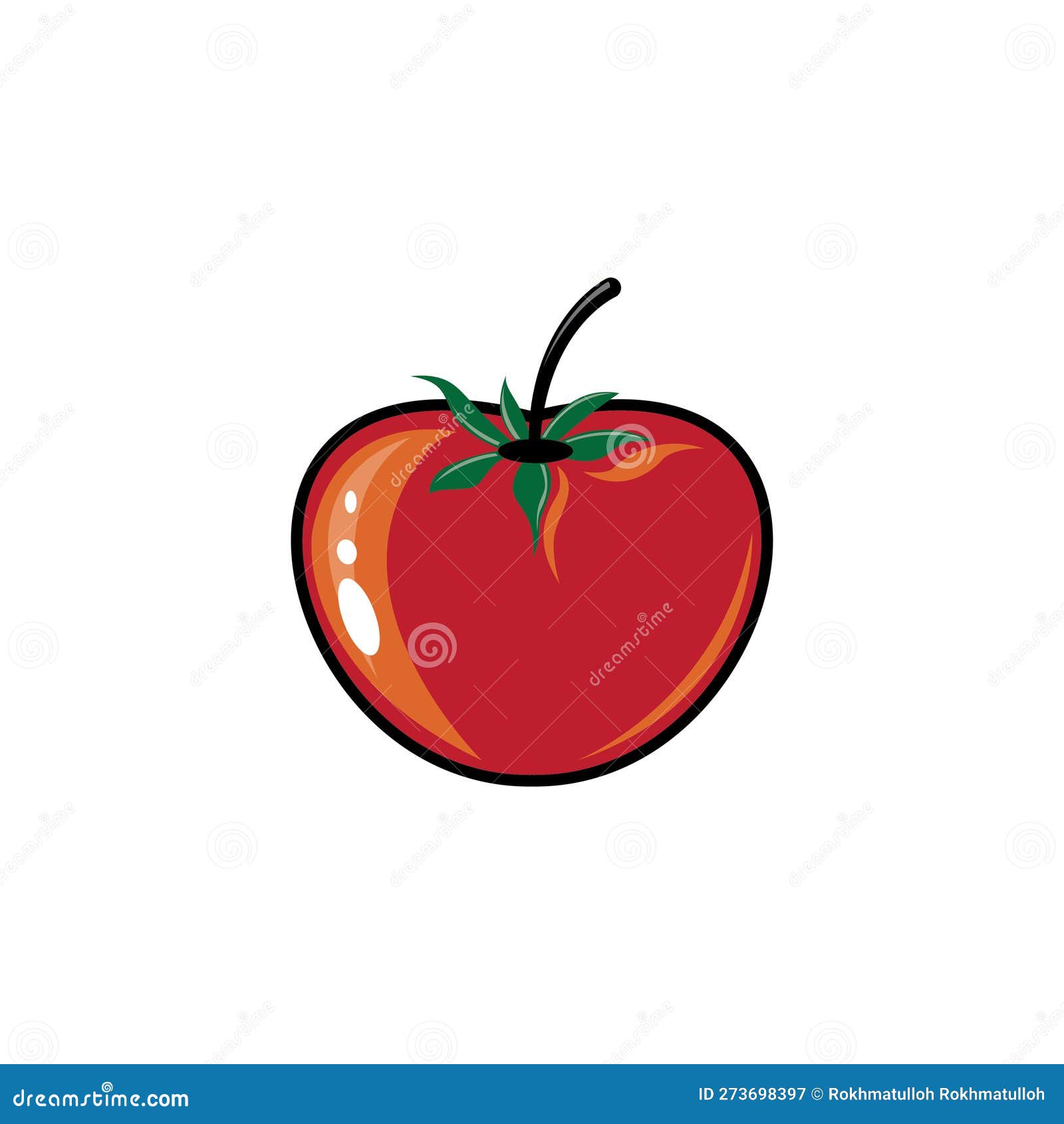 Tomato Fruit Icon Logo Design Vector Color Illustration Stock Vector ...