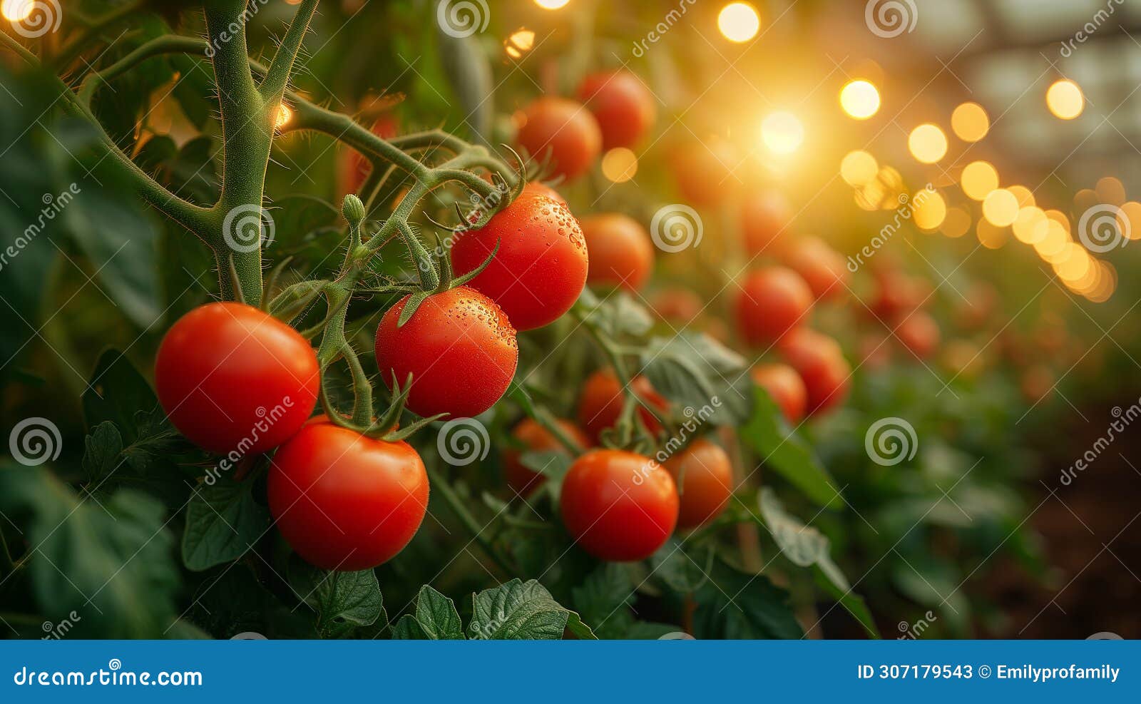 Tomato Haven: Diverse Plants and Lush Greenery Fill the Massive Greenhouse Stock Illustration ...