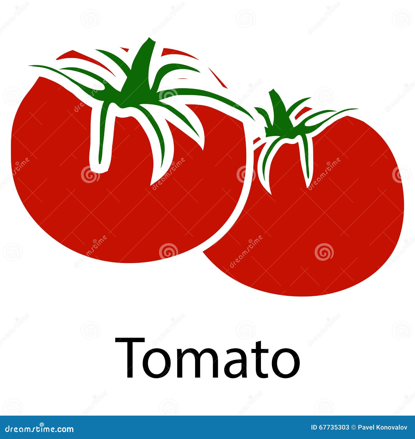 Tomato icon stock vector. Illustration of health, healthy - 67735303