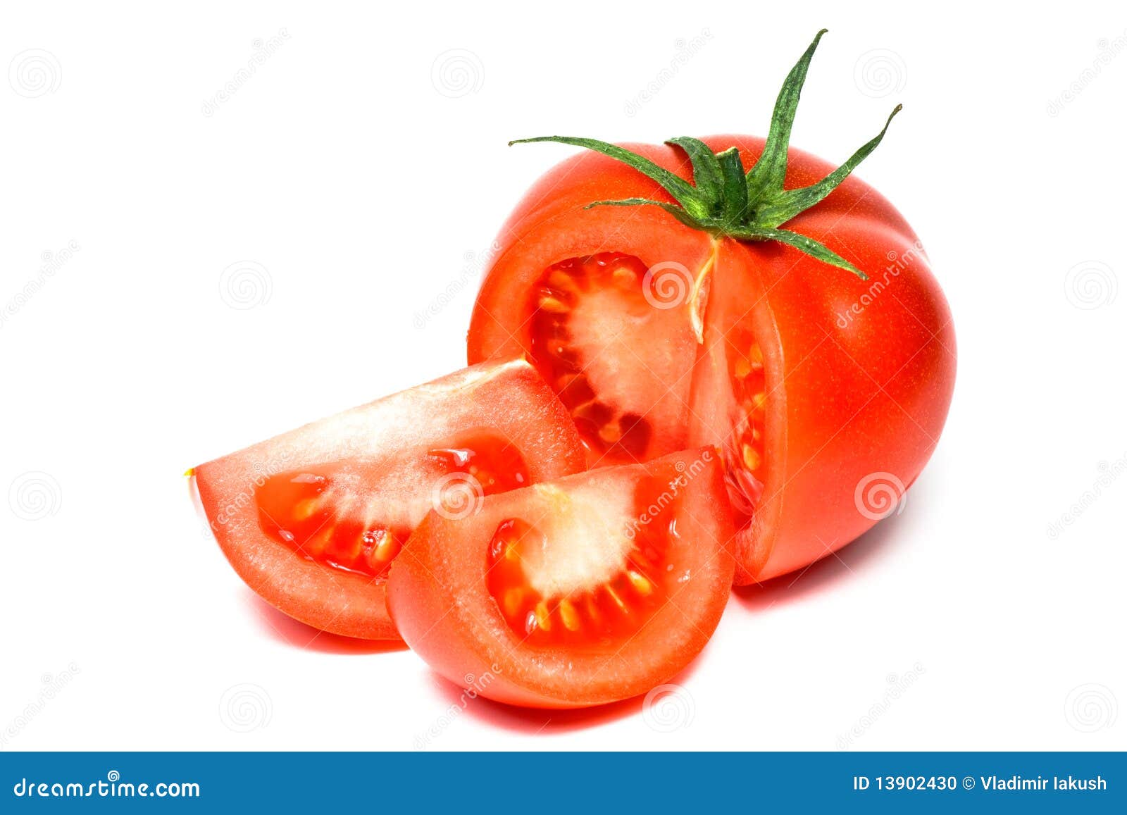 Tomato isolated on white stock photo. Image of nature - 13902430