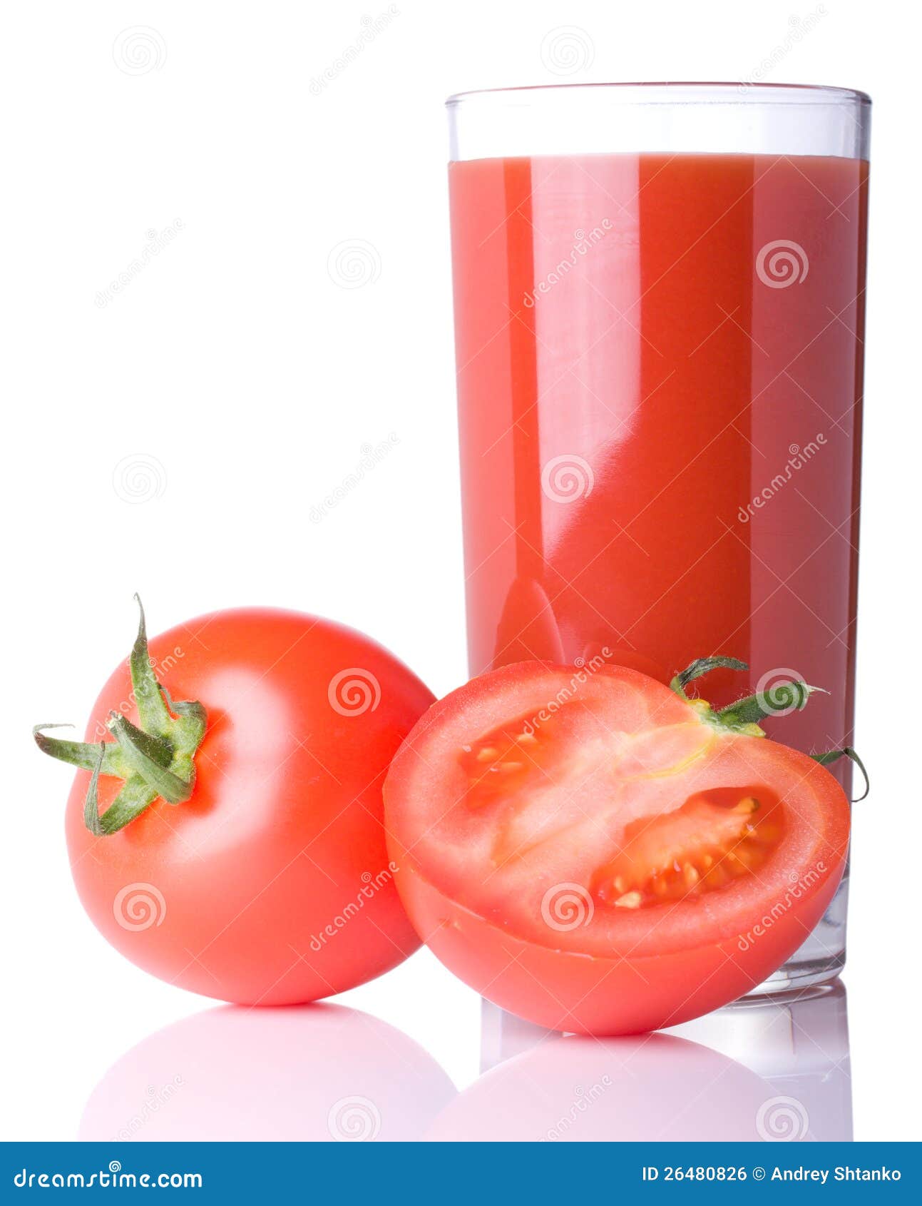 Tomato juice in glass stock photo. Image of beverage - 26480826