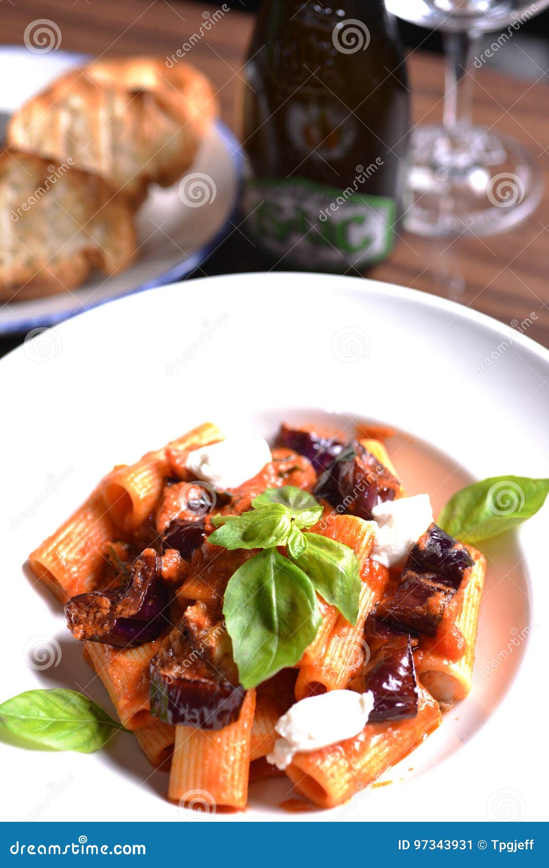 Tomato juice pasta stock image. Image of leaves, bowl - 97343931