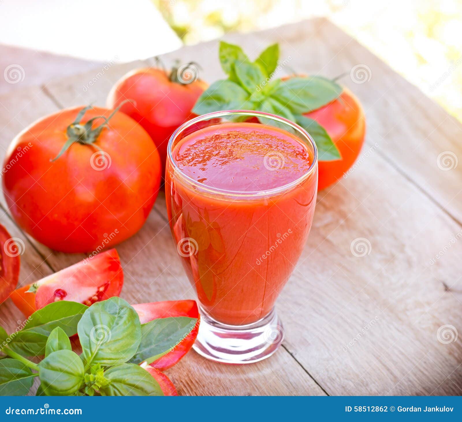 Tomato Juice - Tomato Smoothie Stock Photo - Image of refreshing, food ...