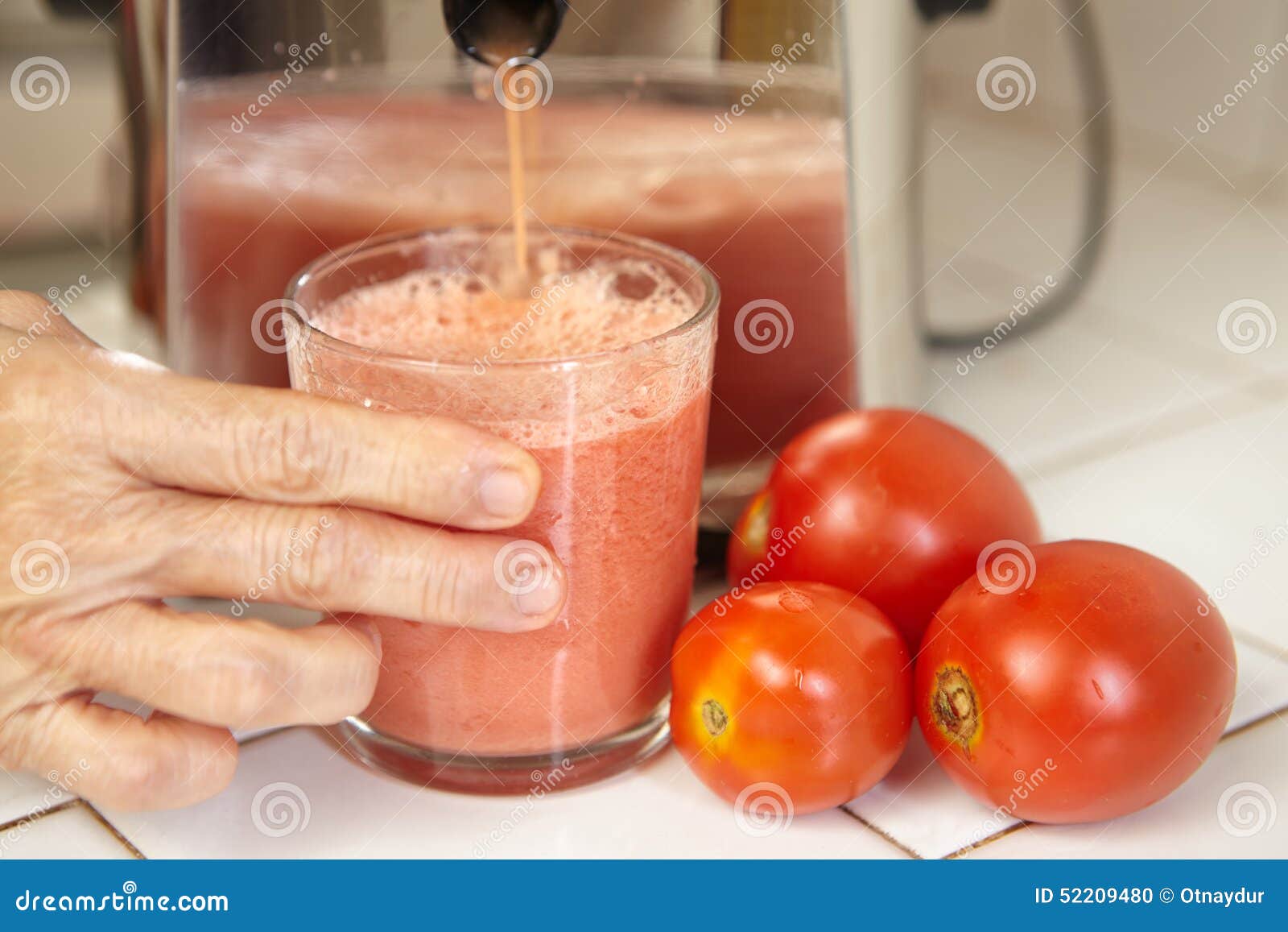 Tomato Juicer stock photo. Image of refreshing, glass - 52209480