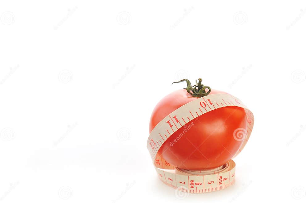 Tomato with meter stock photo. Image of vegetables, nature - 13335630