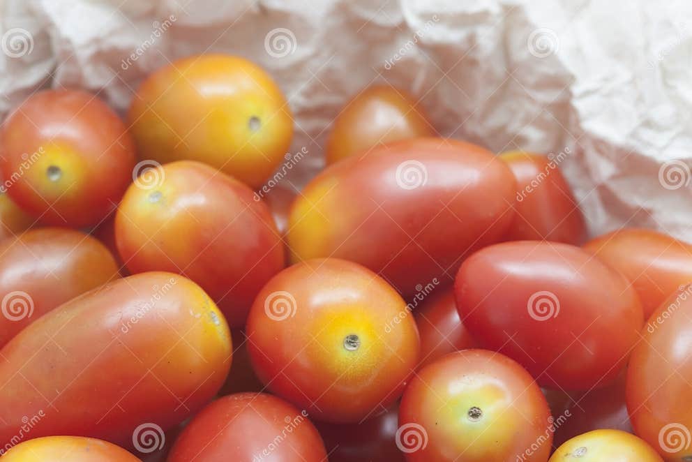 Tomato on a paper stock photo. Image of foodstuff, diet - 28317848