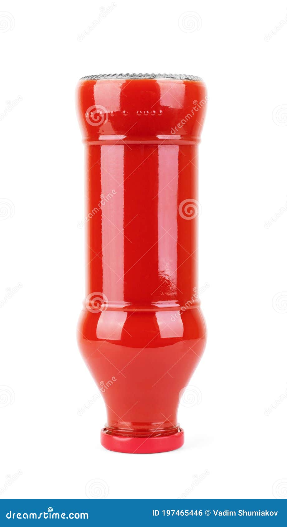 Tomato Paste Jar Isolated on White Stock Photo - Image of container ...