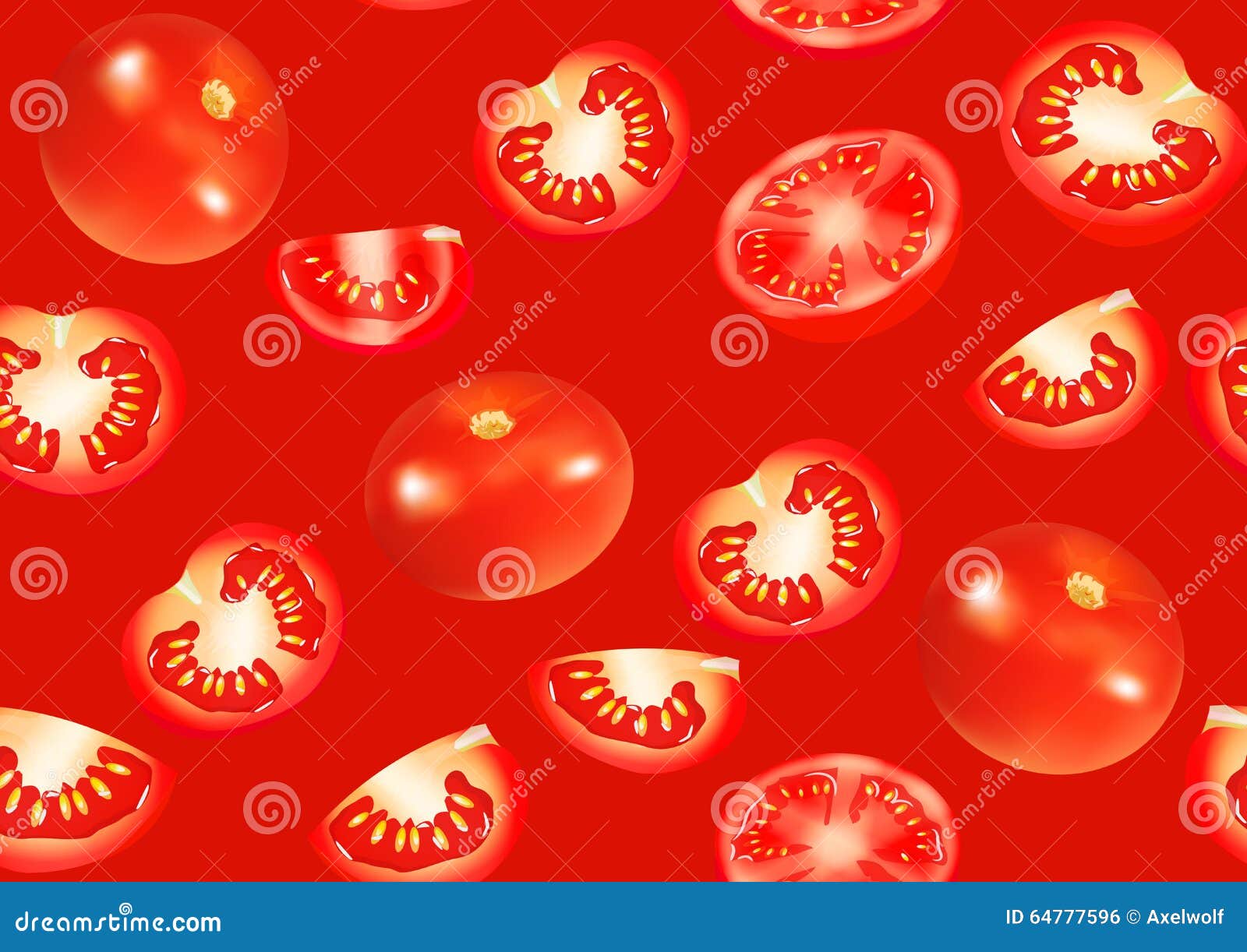 Tomato Pattern, Texture. Vector Illustration Stock Vector ...