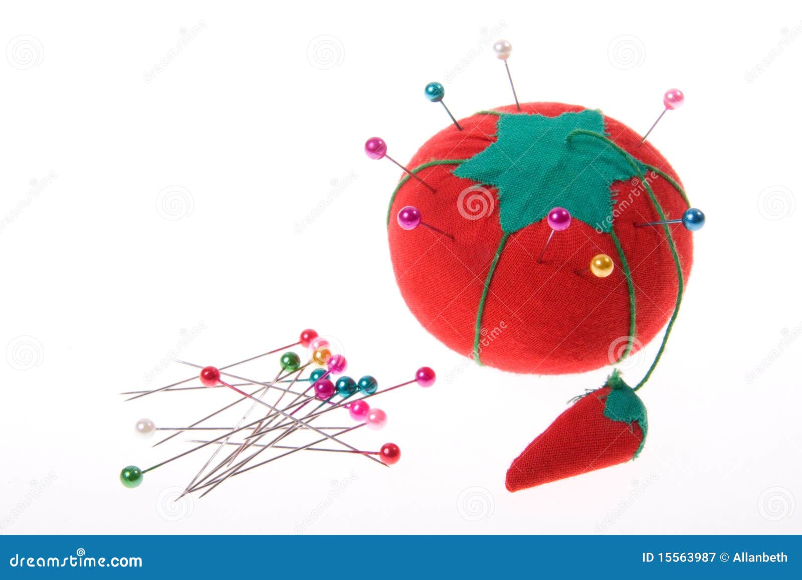 Tomato Pin Cushion stock image. Image of tomato, soft - 15563987