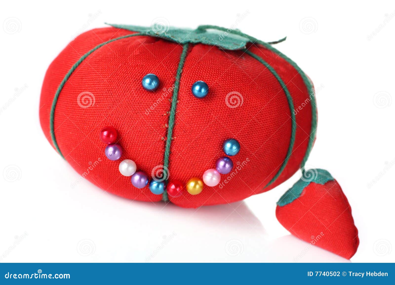 Tomato pin cushion stock photo. Image of needlecraft, hobby - 7740502