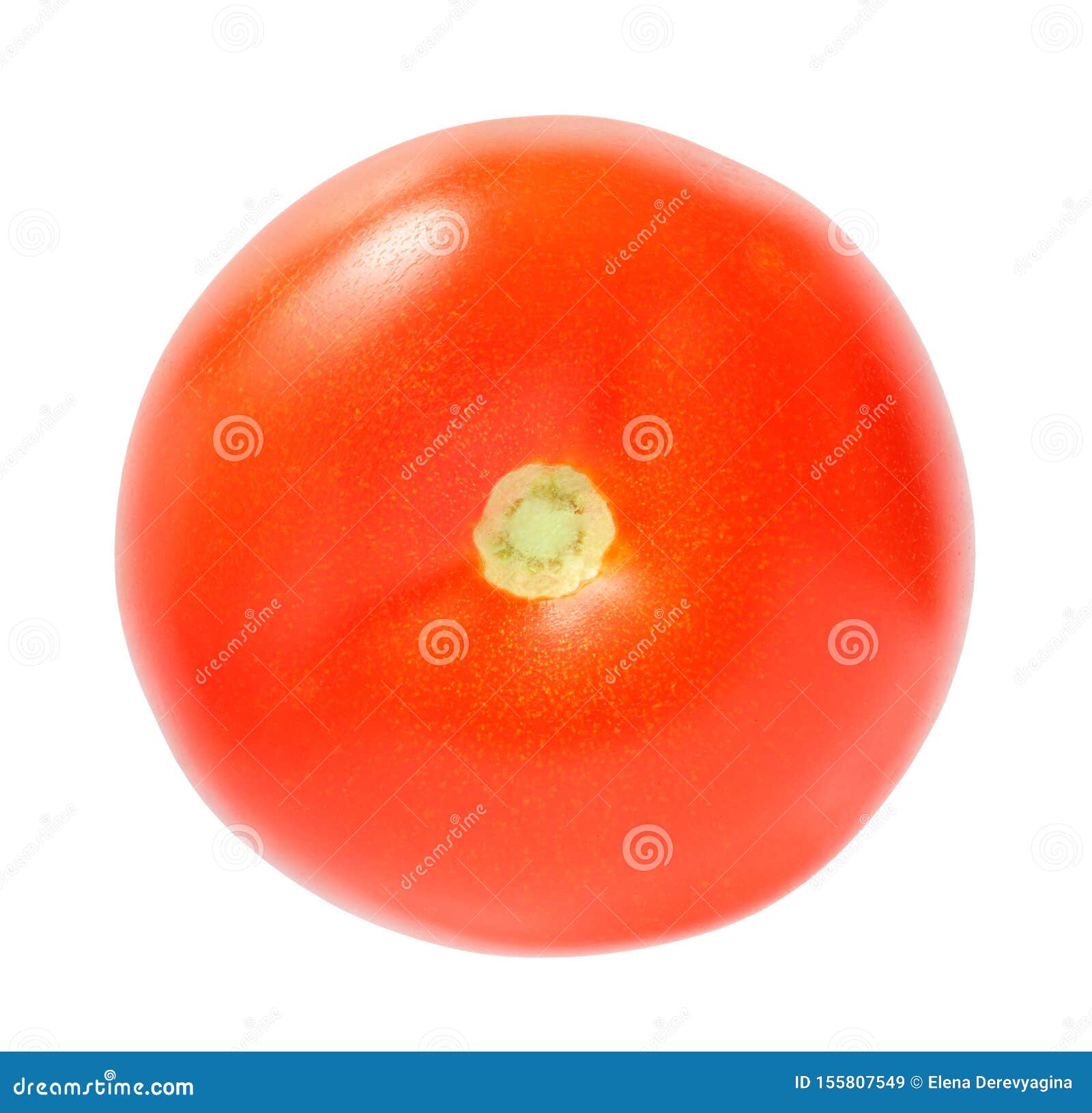 Tomato Red Top View Isolated on White Background with Clipping Path ...
