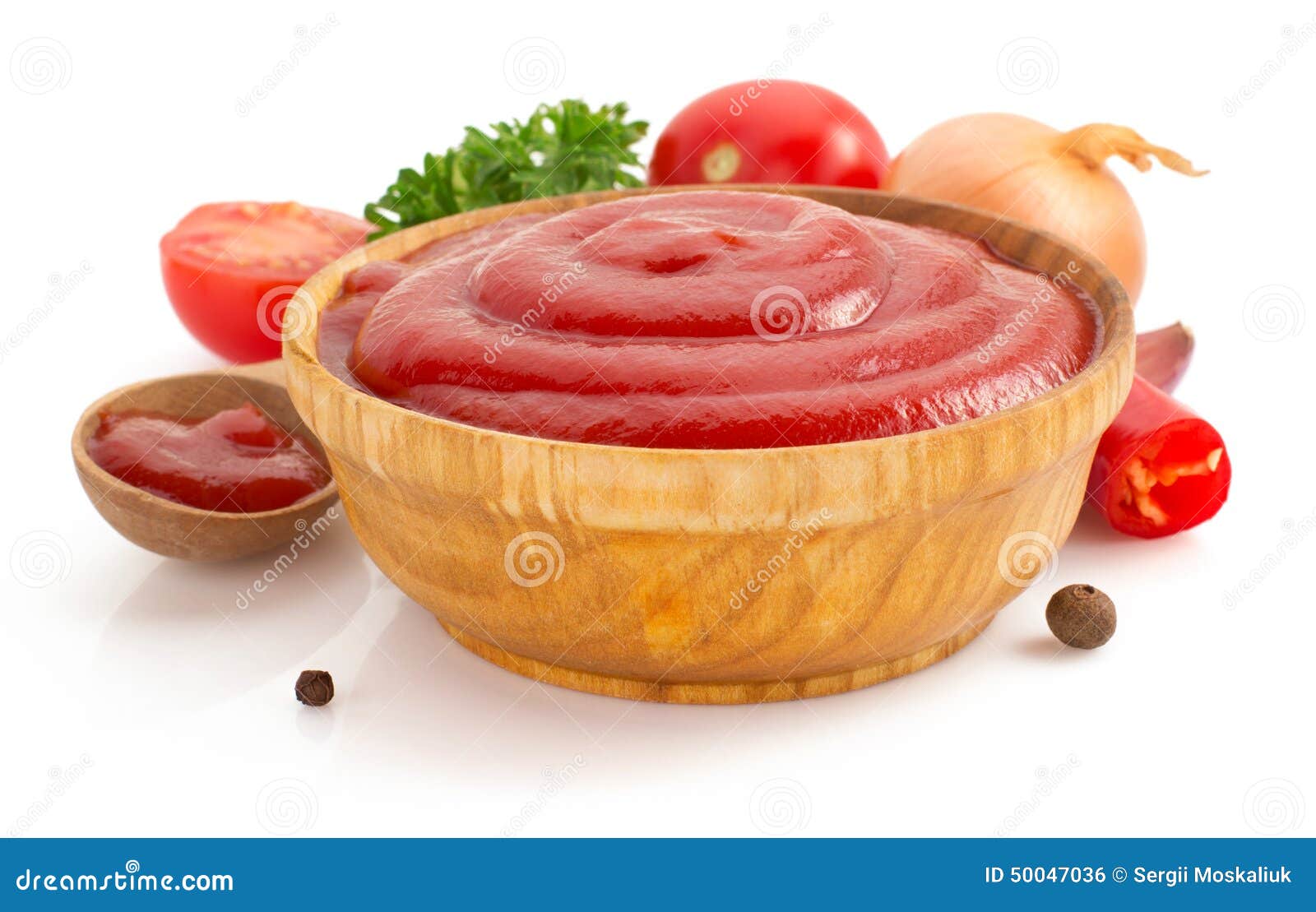 Tomato Sauce Isolated on White Stock Photo - Image of aroma, healthy ...