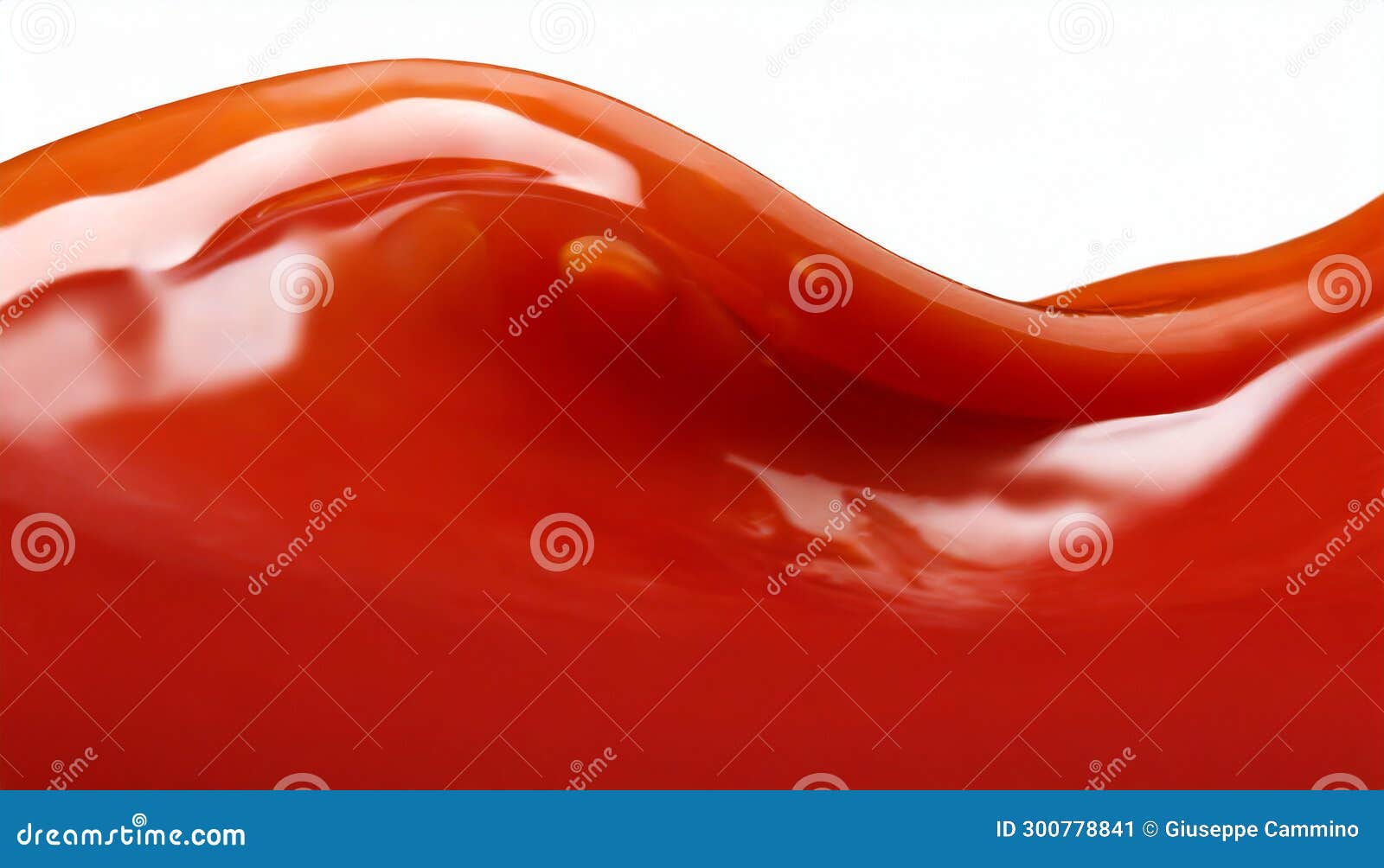 Tomato Sauce Splash, Tomato Sauce Flowing, 3d Illustration Stock ...