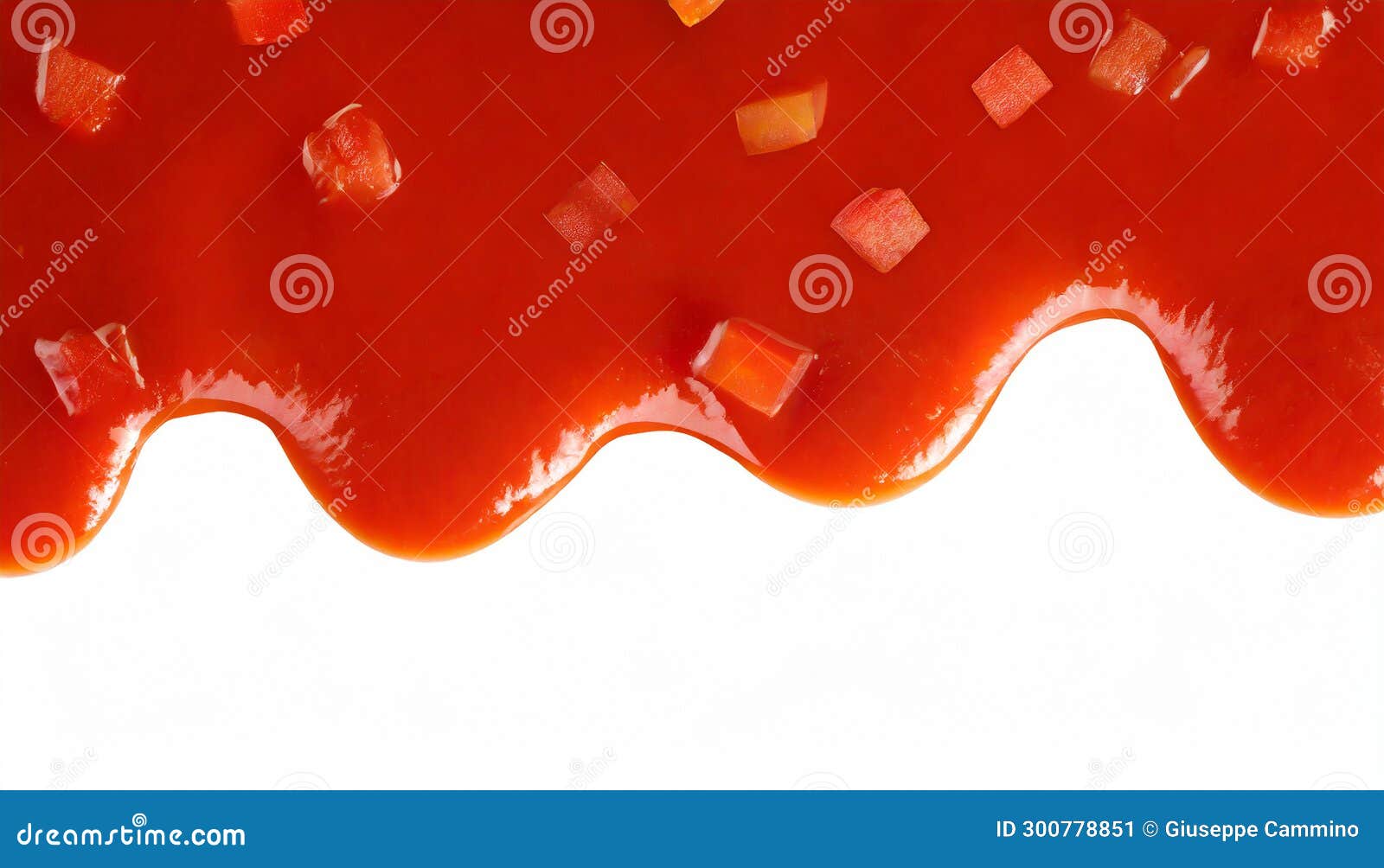 Tomato Sauce Splash, Tomato Sauce Flowing, 3d Illustration Stock ...