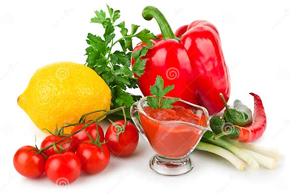 Tomato Sauce with Vegetables Stock Photo - Image of parsley, juice ...