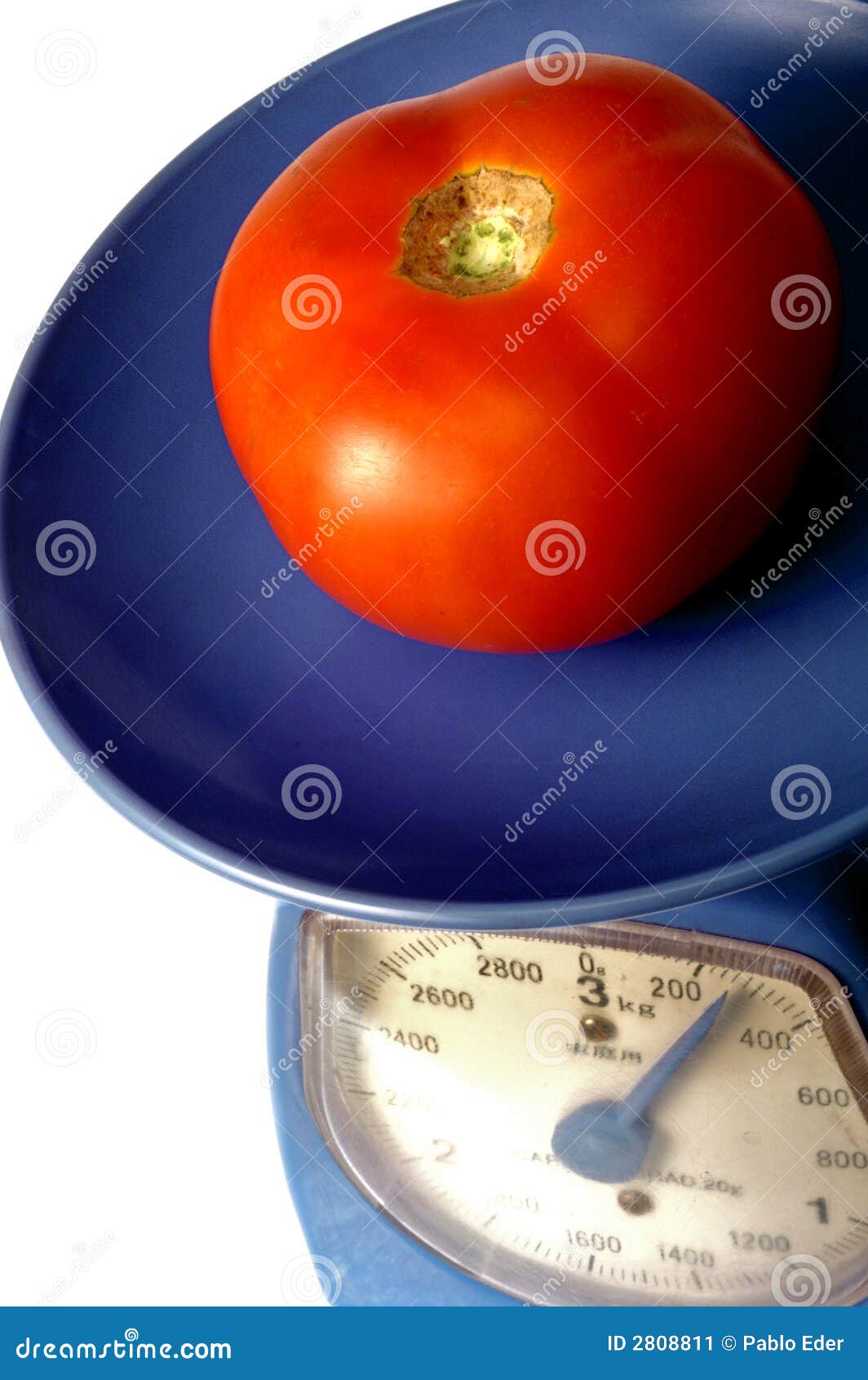 Tomato in scale stock image. Image of tomato, skinny, vitamins - 2808811