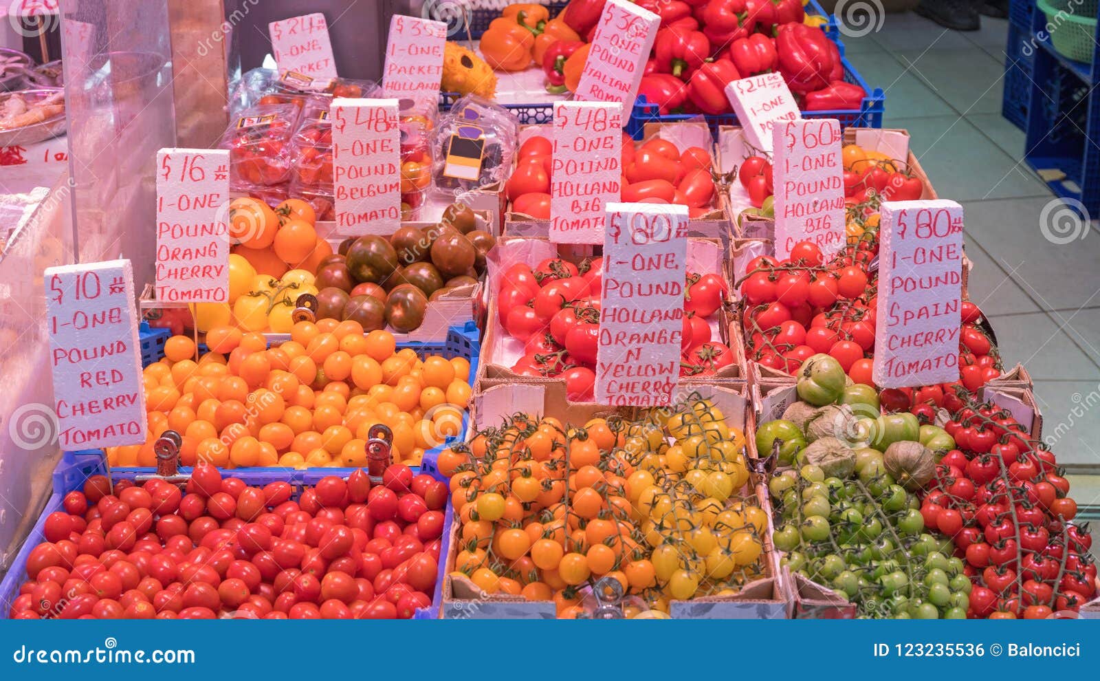 Tomato Shop stock photo. Image of healthy, farmers, crates - 123235536