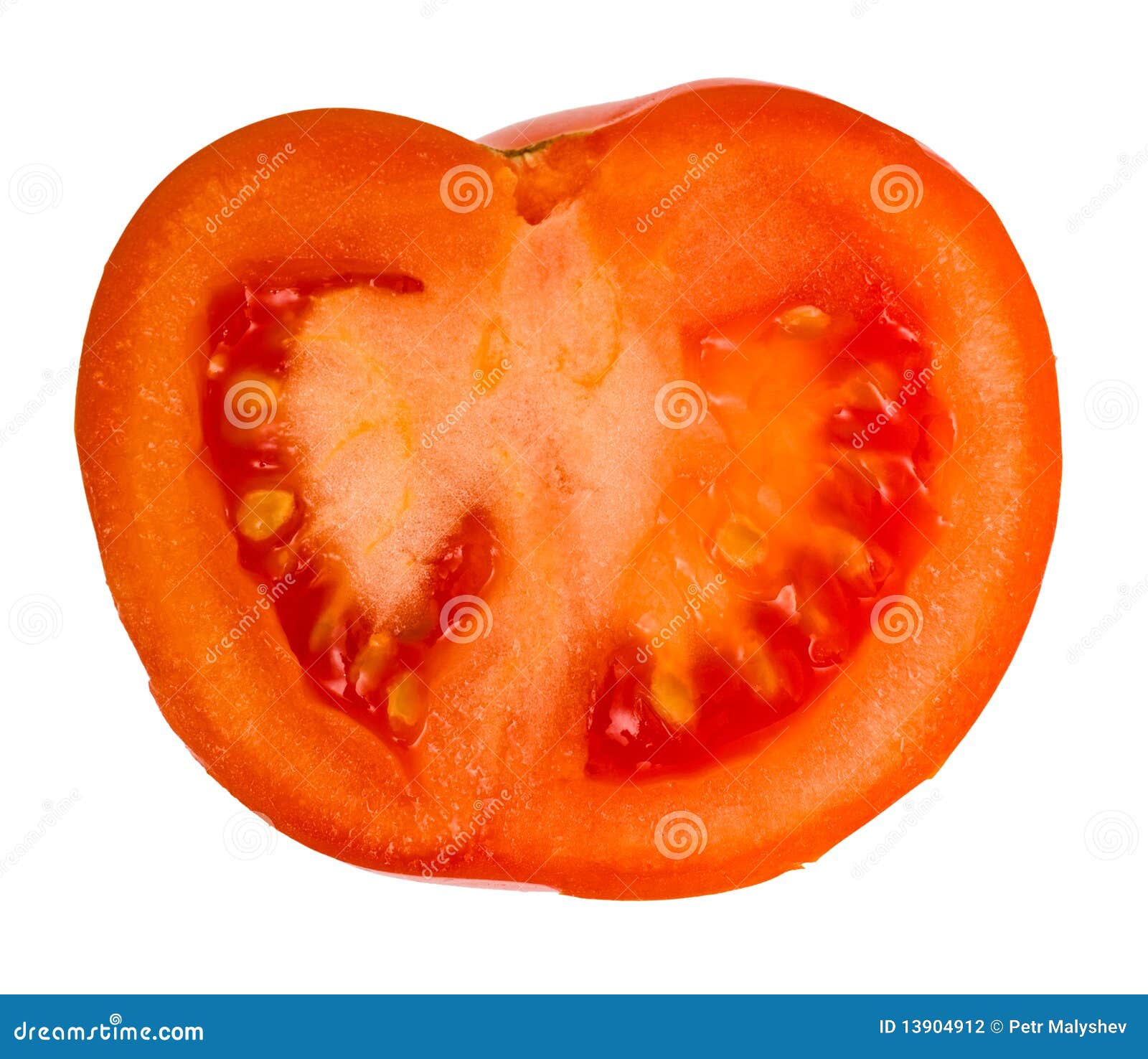 Tomato slice stock photo. Image of nature, seeds, healthy - 13904912
