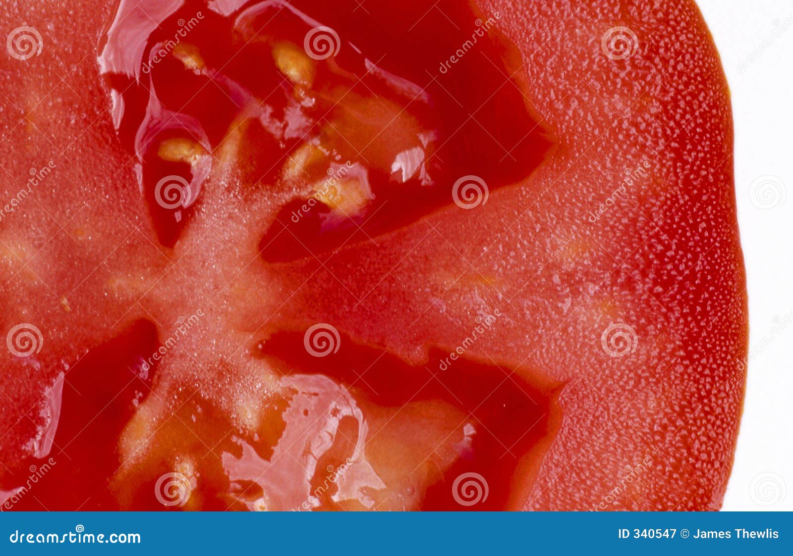 Tomato slice stock image. Image of seeds, kitchen, vegetable - 340547