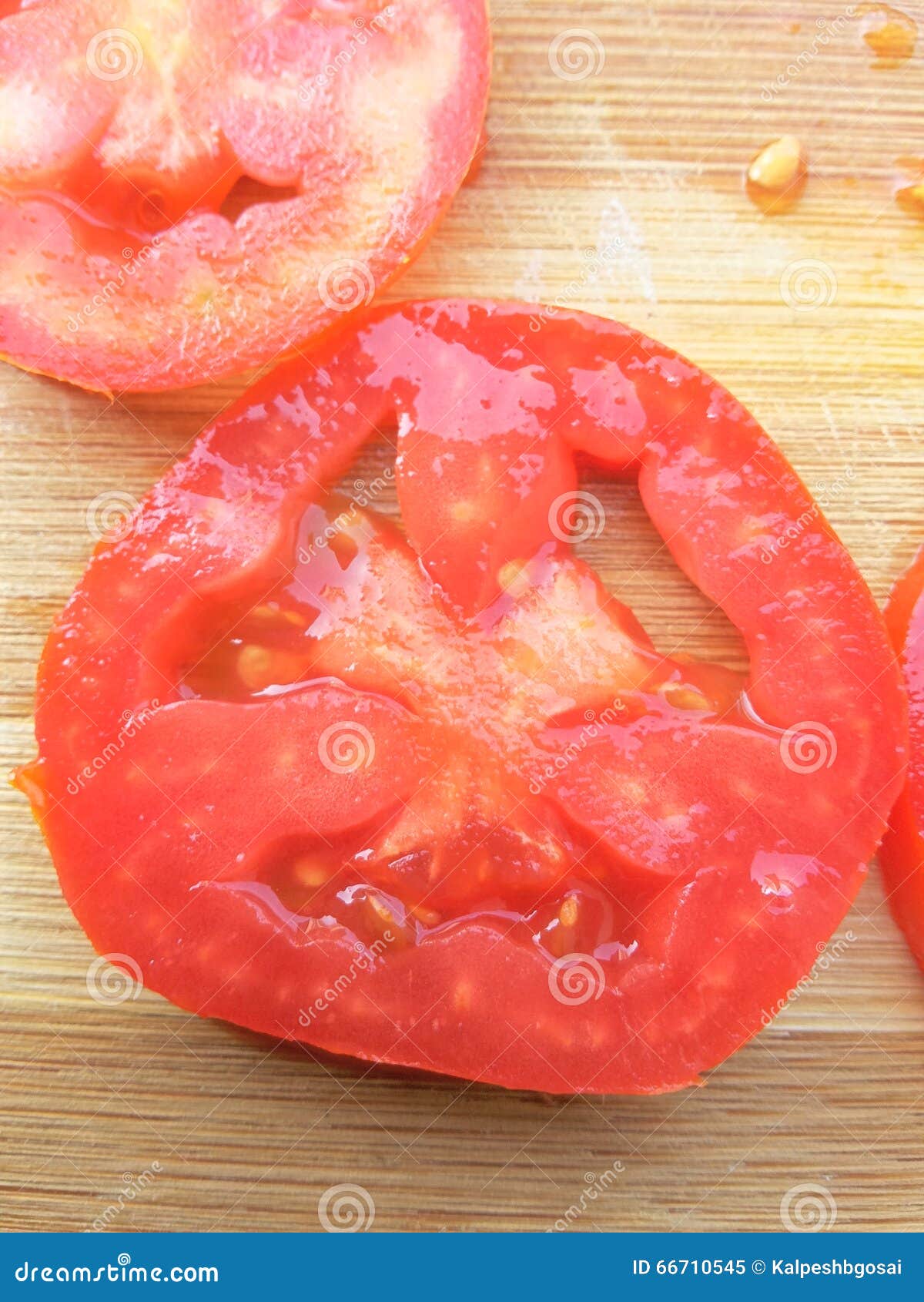 Tomato slice stock image. Image of berry, front, feeding - 66710545