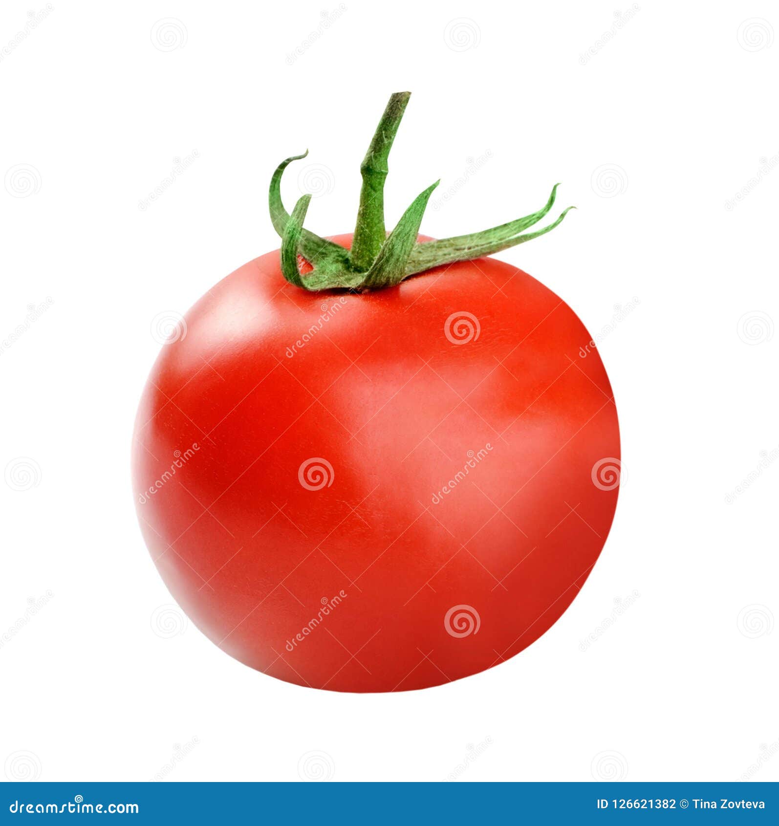 Tomato slice isolated stock photo. Image of sliced, background - 126621382