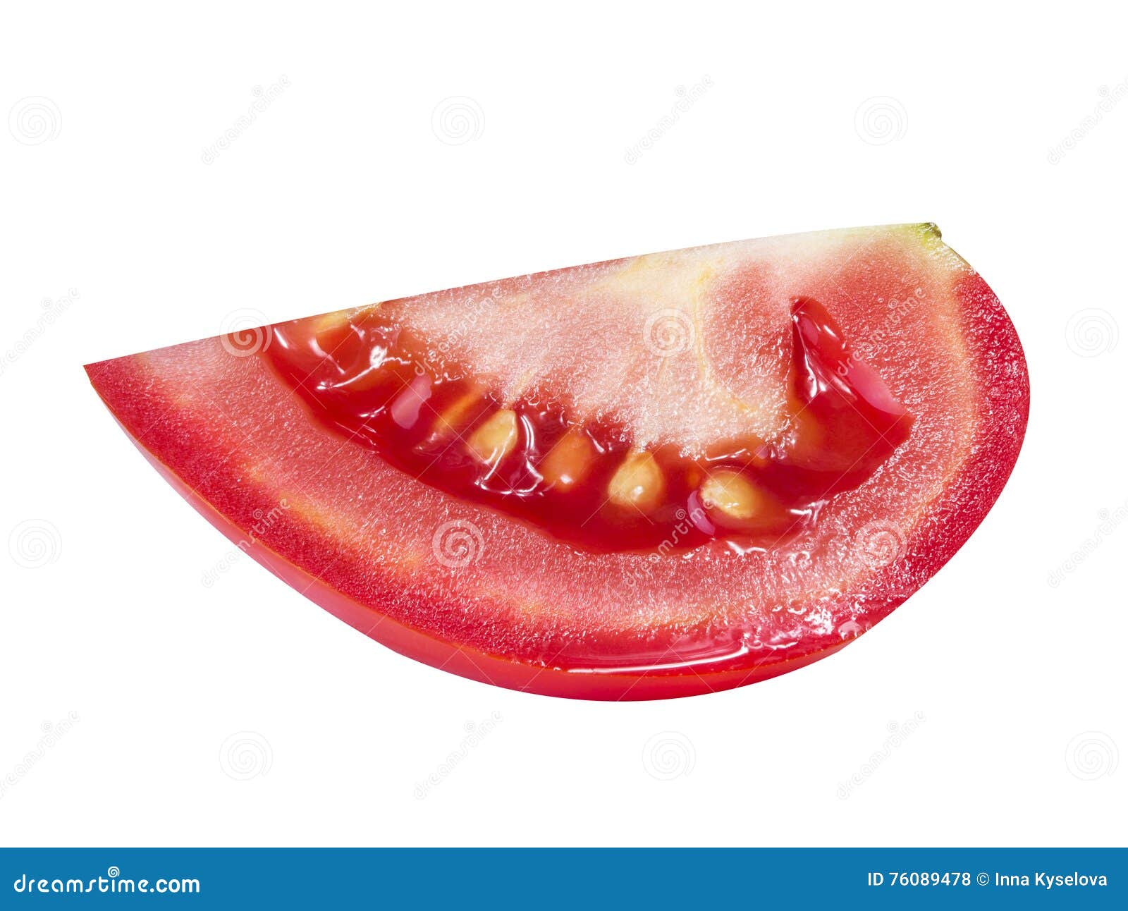 Tomato Slice Isolated on White , Isolated Stock Photo - Image of ...