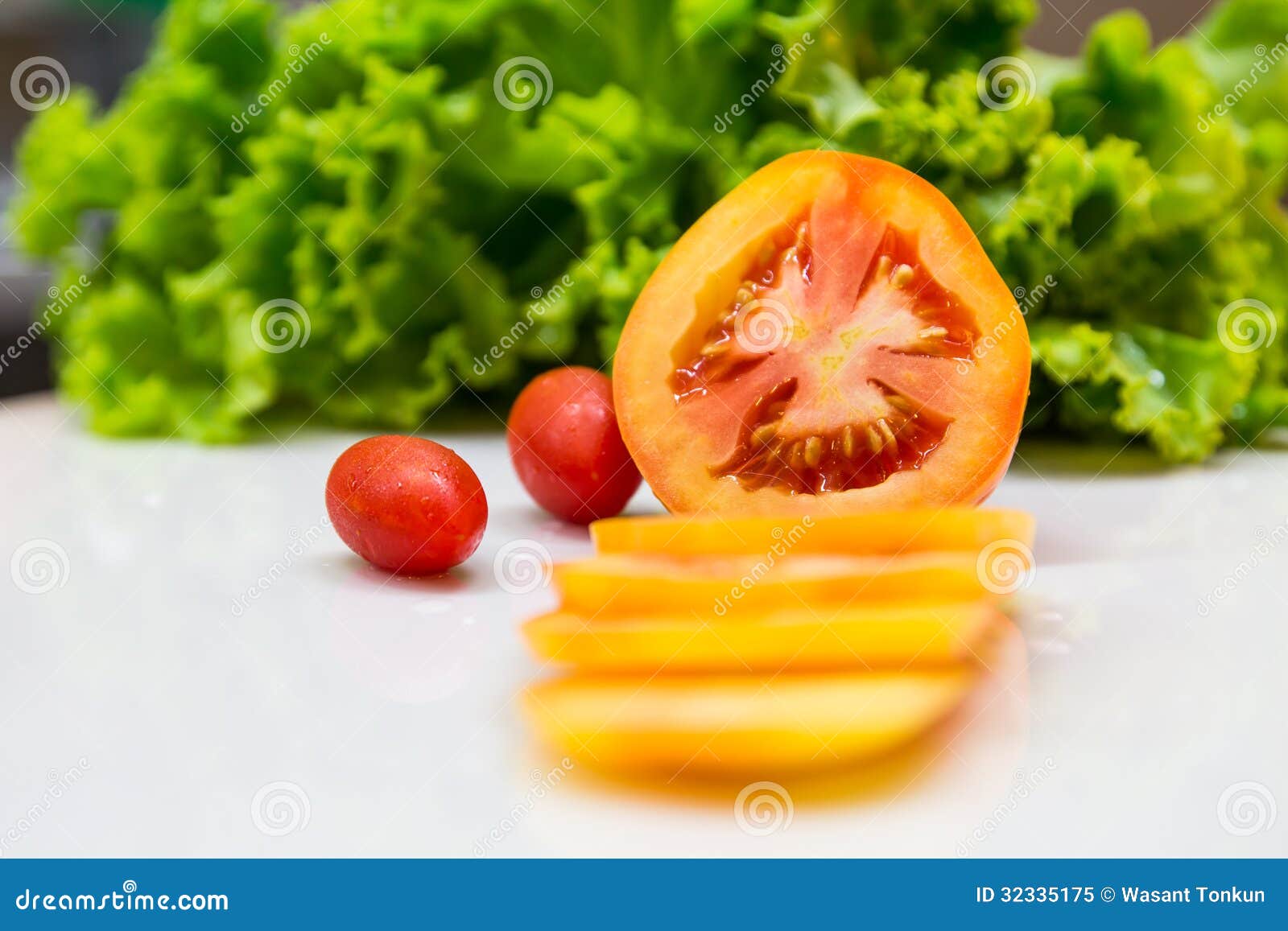 Tomato sliced stock image. Image of slices, color, drop - 32335175