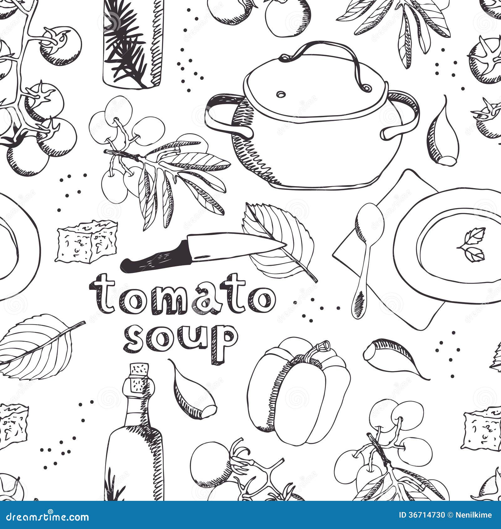 Soup Pattern Stock Illustrations – 5,129 Soup Pattern Stock ...