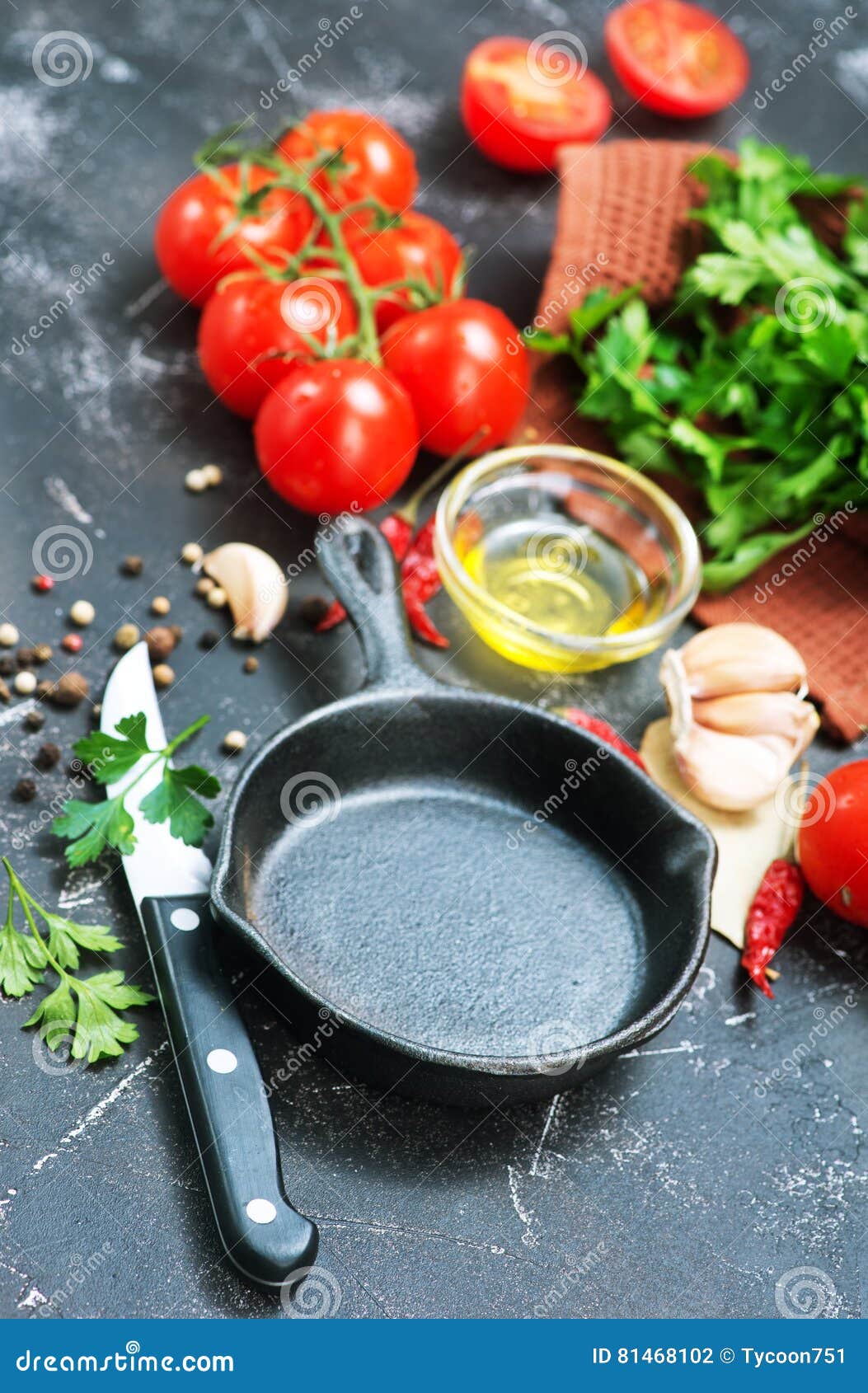 Tomato and spice stock photo. Image of herbs, assortment - 81468102