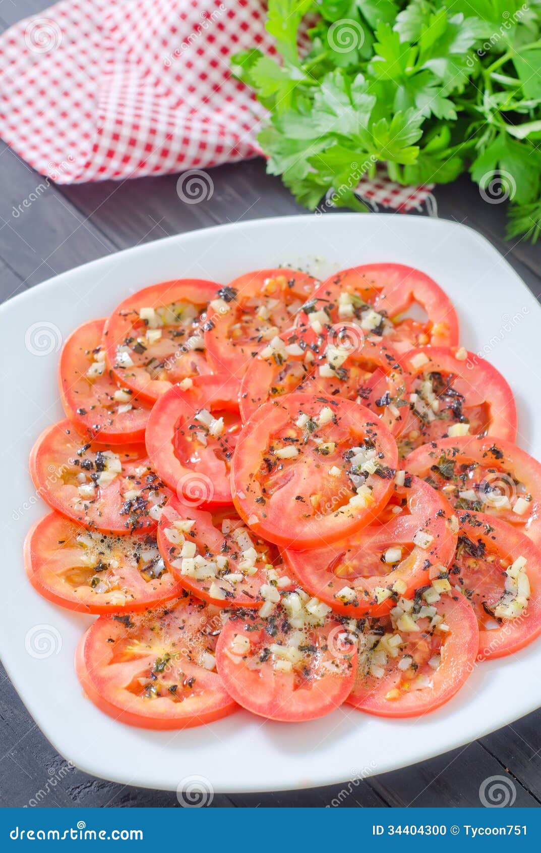 Tomato with spice stock photo. Image of baked, homemade - 34404300