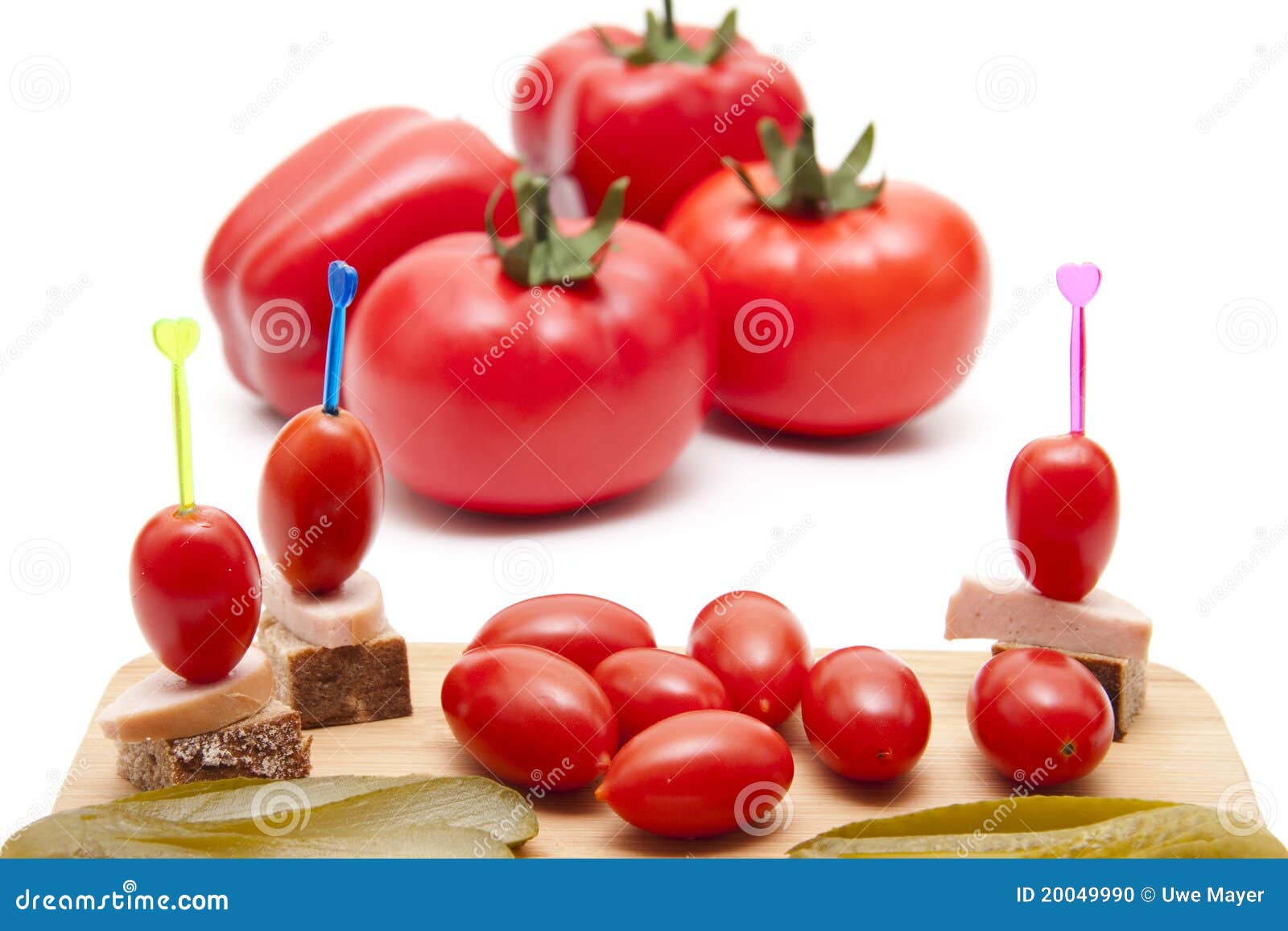 Tomato on spit stock photo. Image of edge, food, vegetable - 20049990