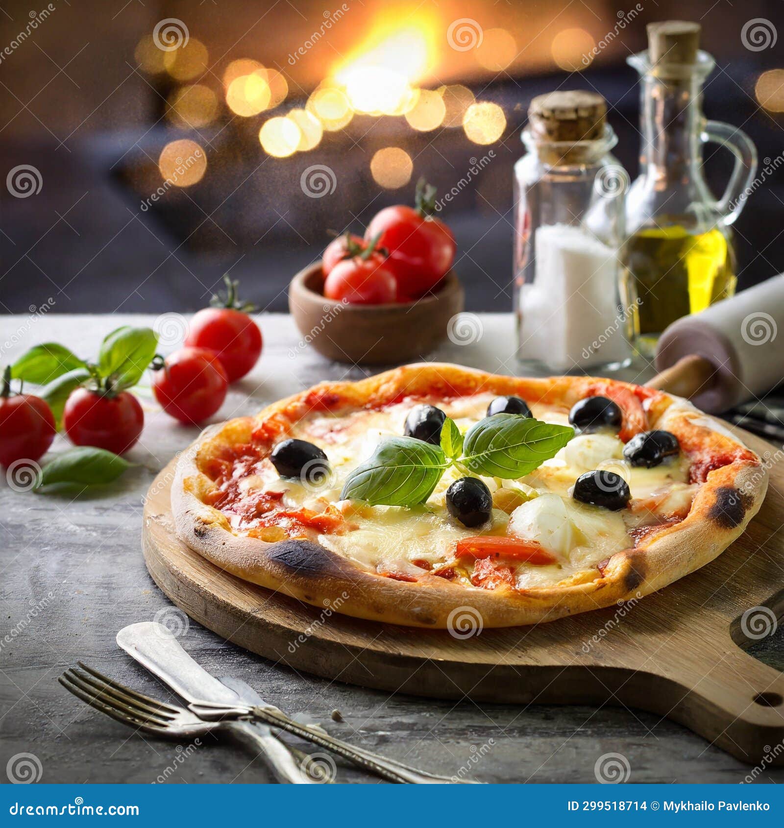 Tomato Tango: Pizza Extravaganza on the Table, Enhanced by the Rhythm ...