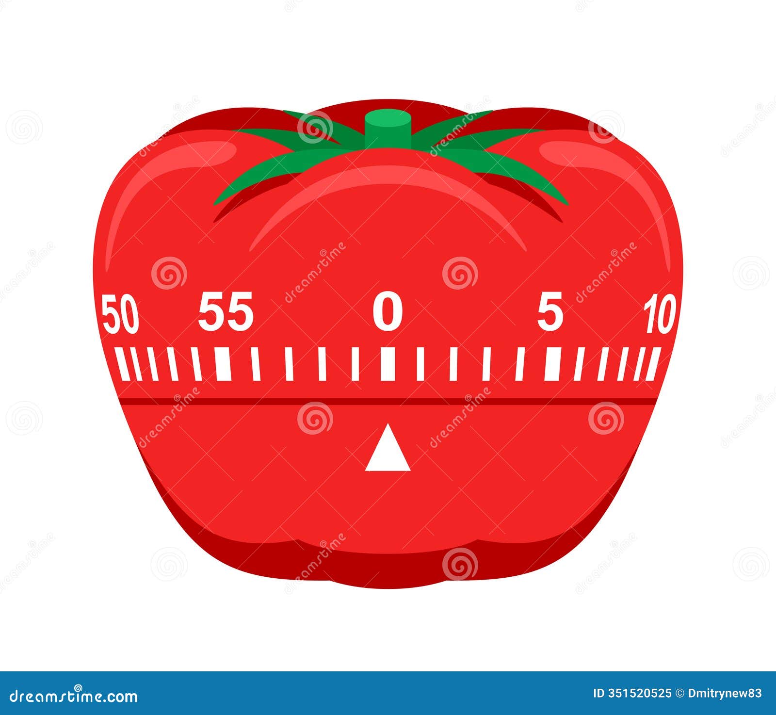 Tomato Timer Icon - Pomodoro Technique Stock Illustration ...