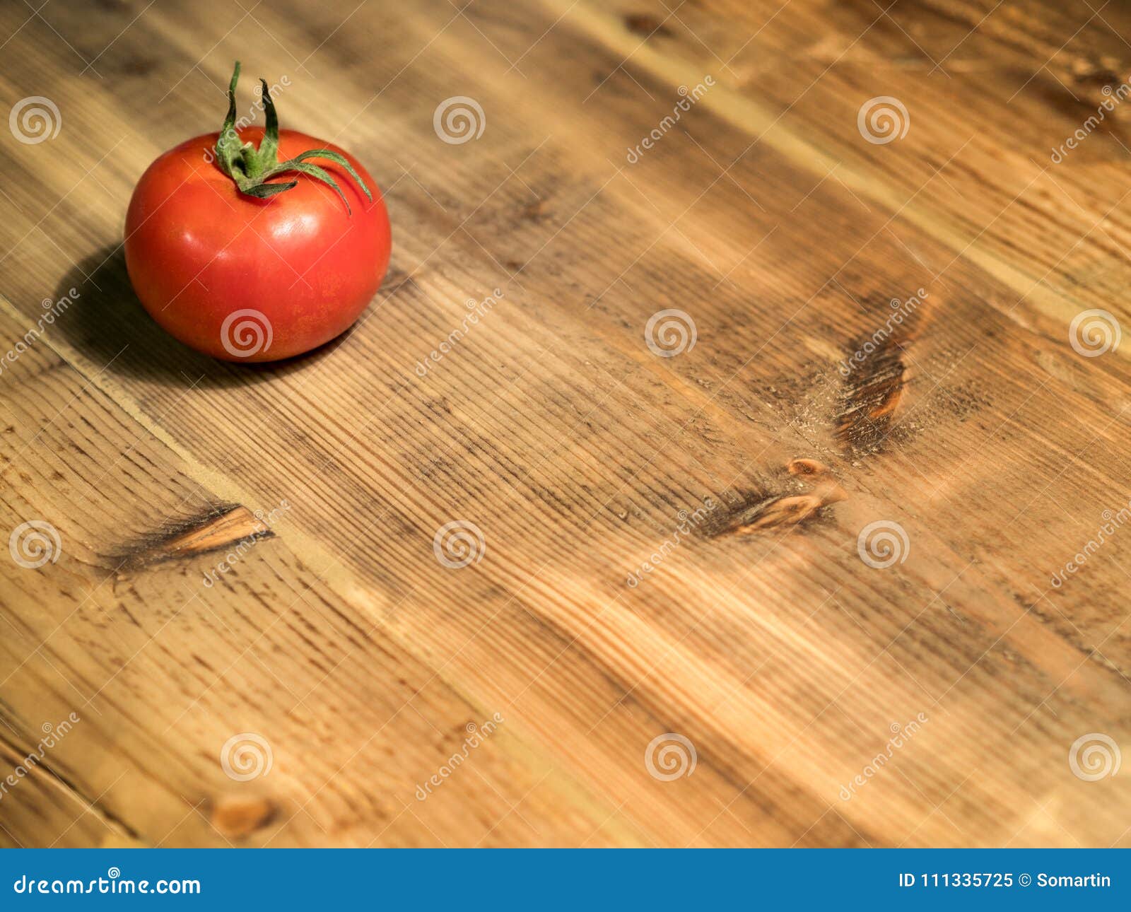 Tomato on a Traditional Rustic Table Stock Image - Image of diet ...