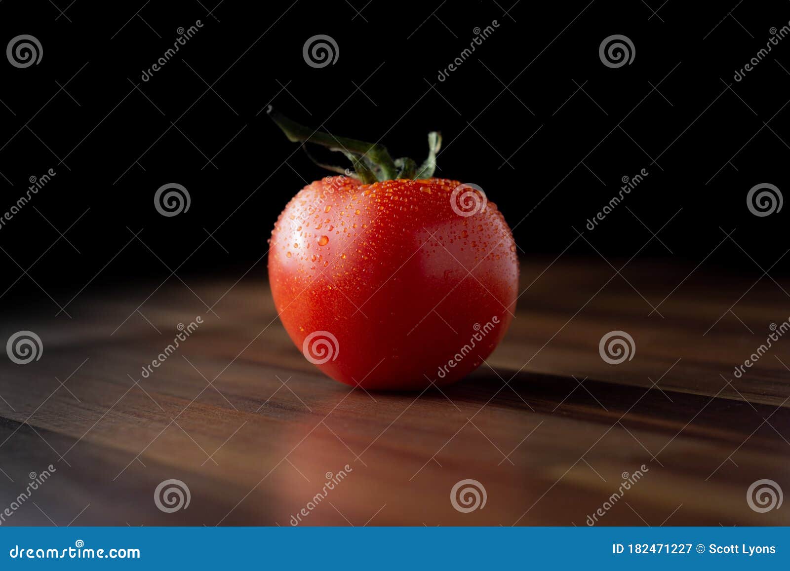Tomato Viewed from the Side Stock Image - Image of harvest, plant ...