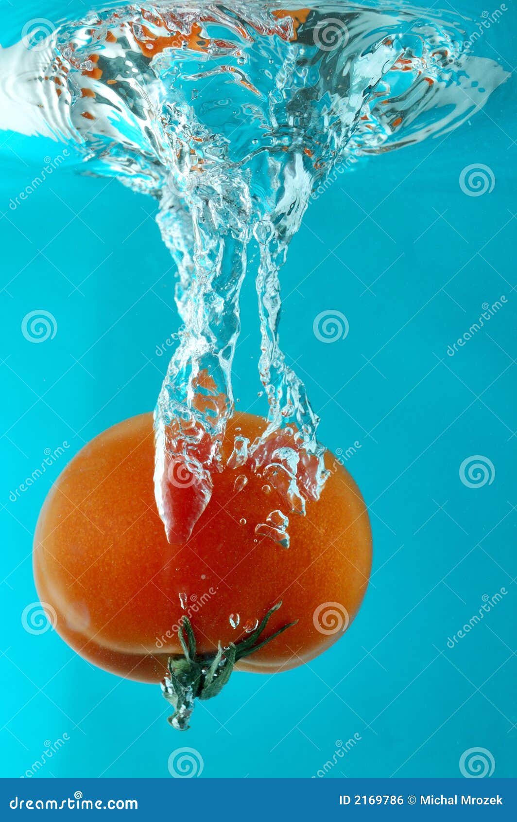Tomato in water stock photo. Image of nutrition, vegetable - 2169786